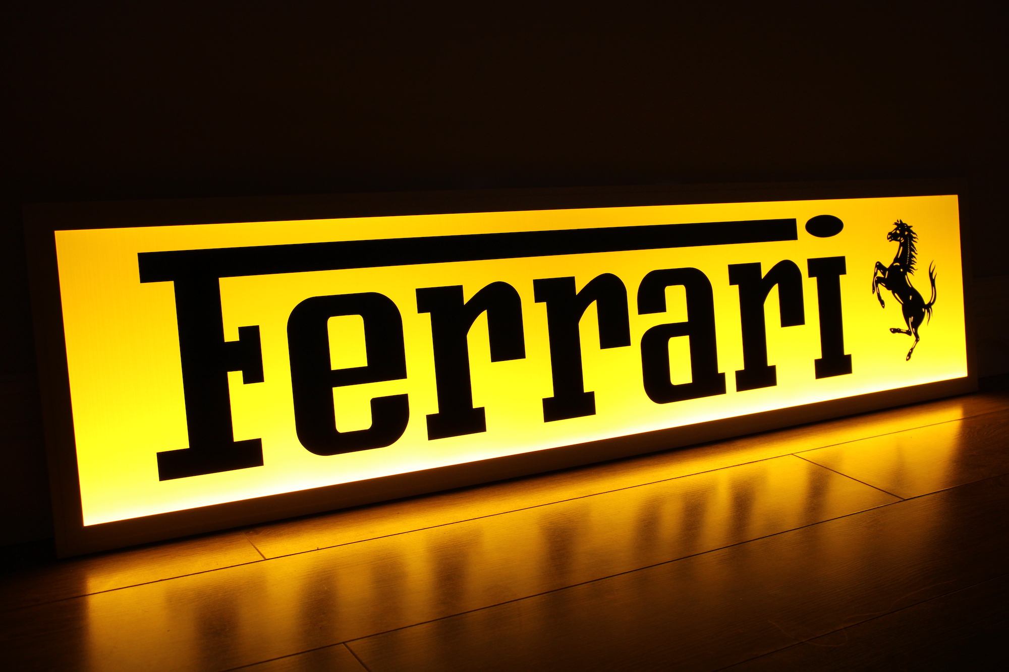 FERRARI ILLUMINATED SIGN