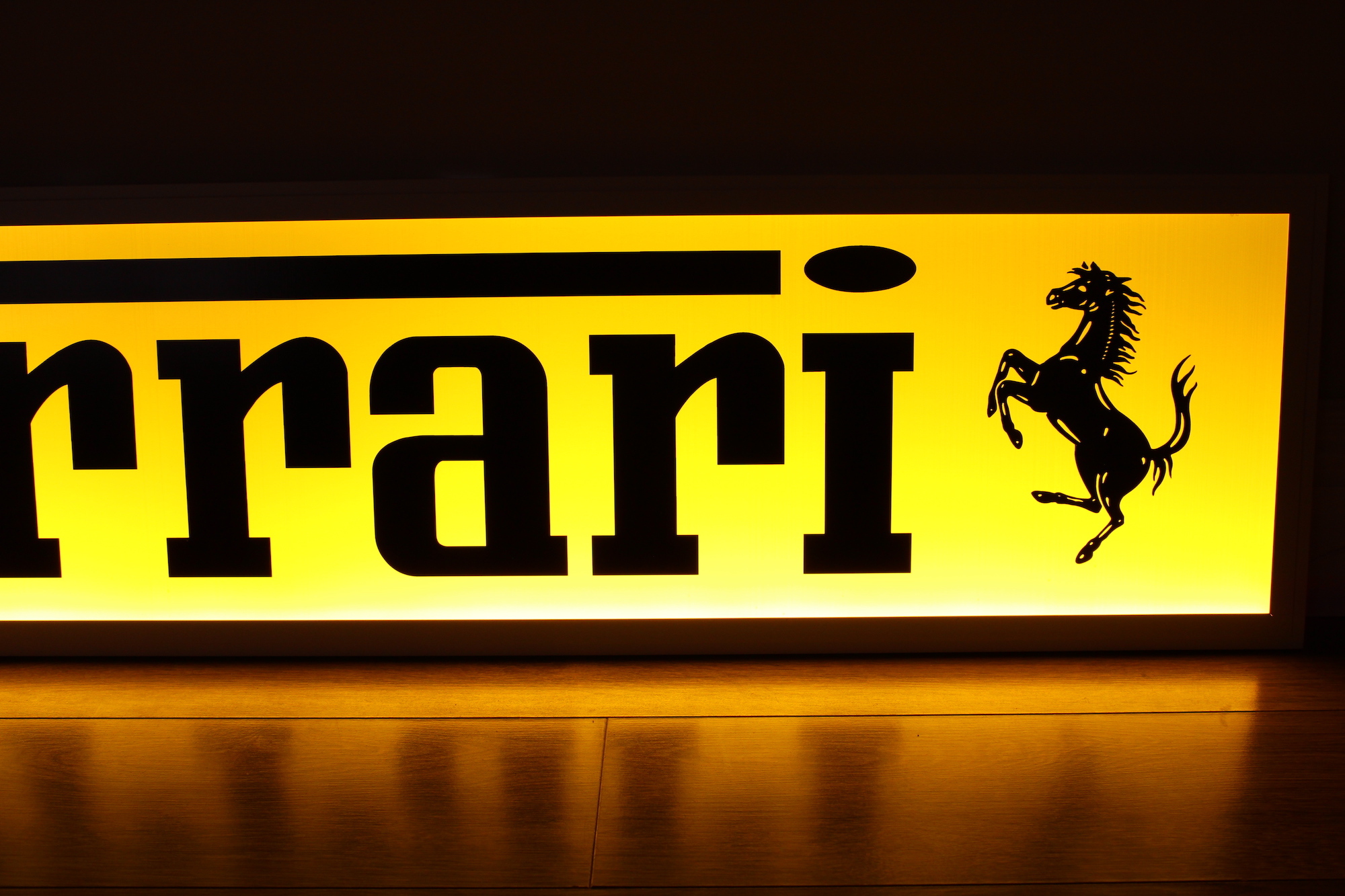 FERRARI ILLUMINATED SIGN