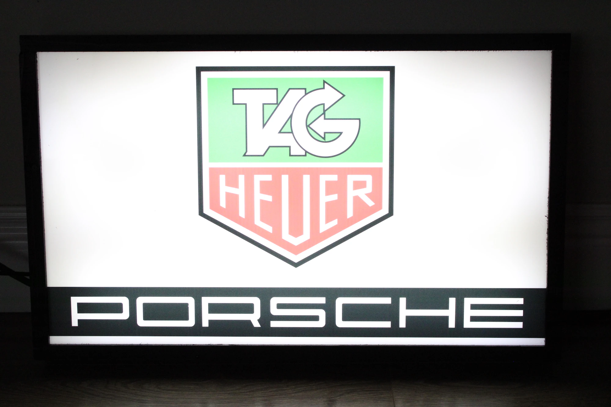 TAG HEUER PORSCHE ILLUMINATED SIGN