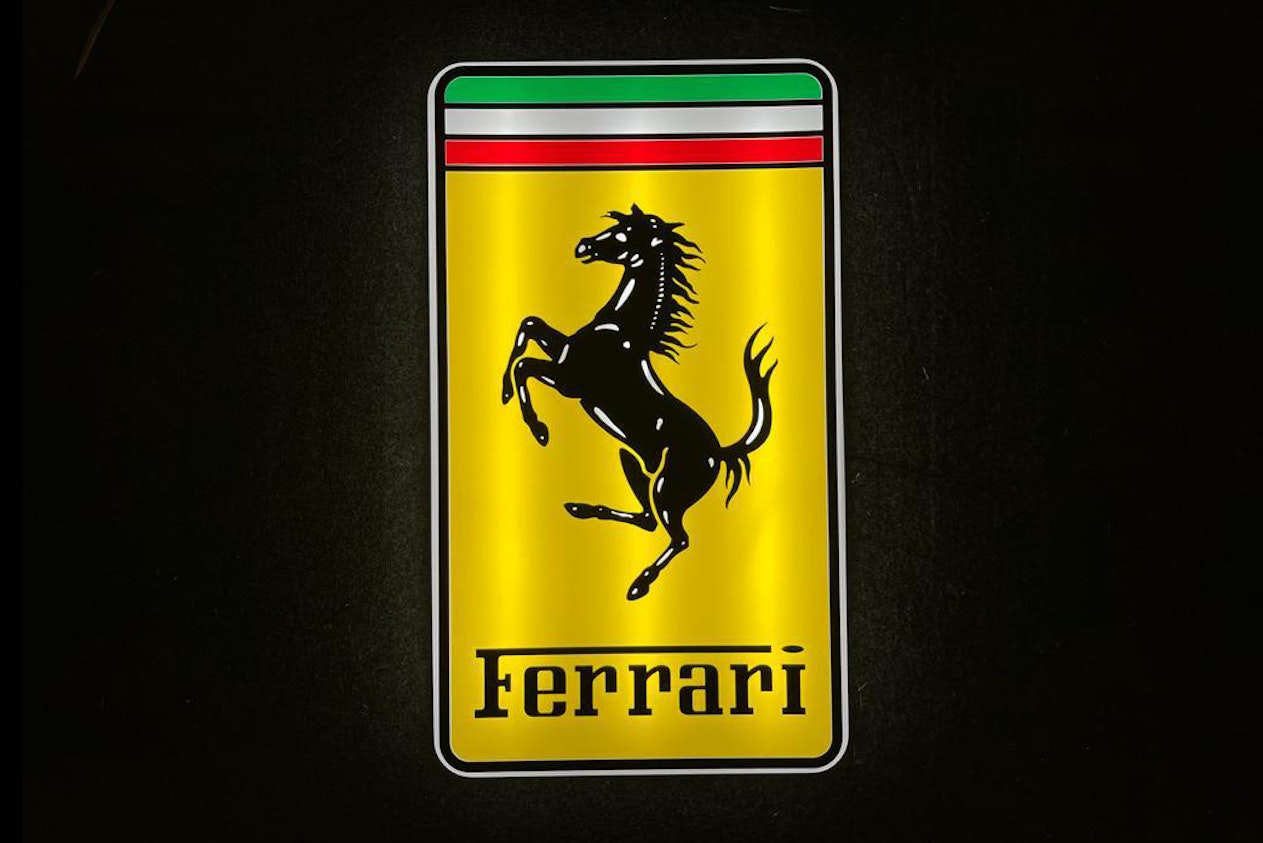 FERRARI ILLUMINATED SIGN