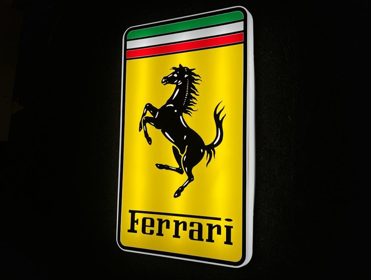 FERRARI ILLUMINATED SIGN