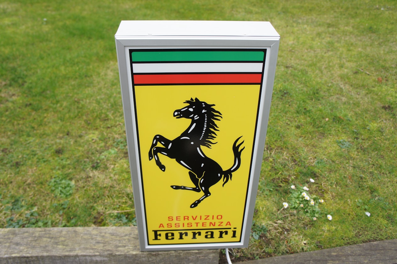 FERRARI ILLUMINATED SIGN