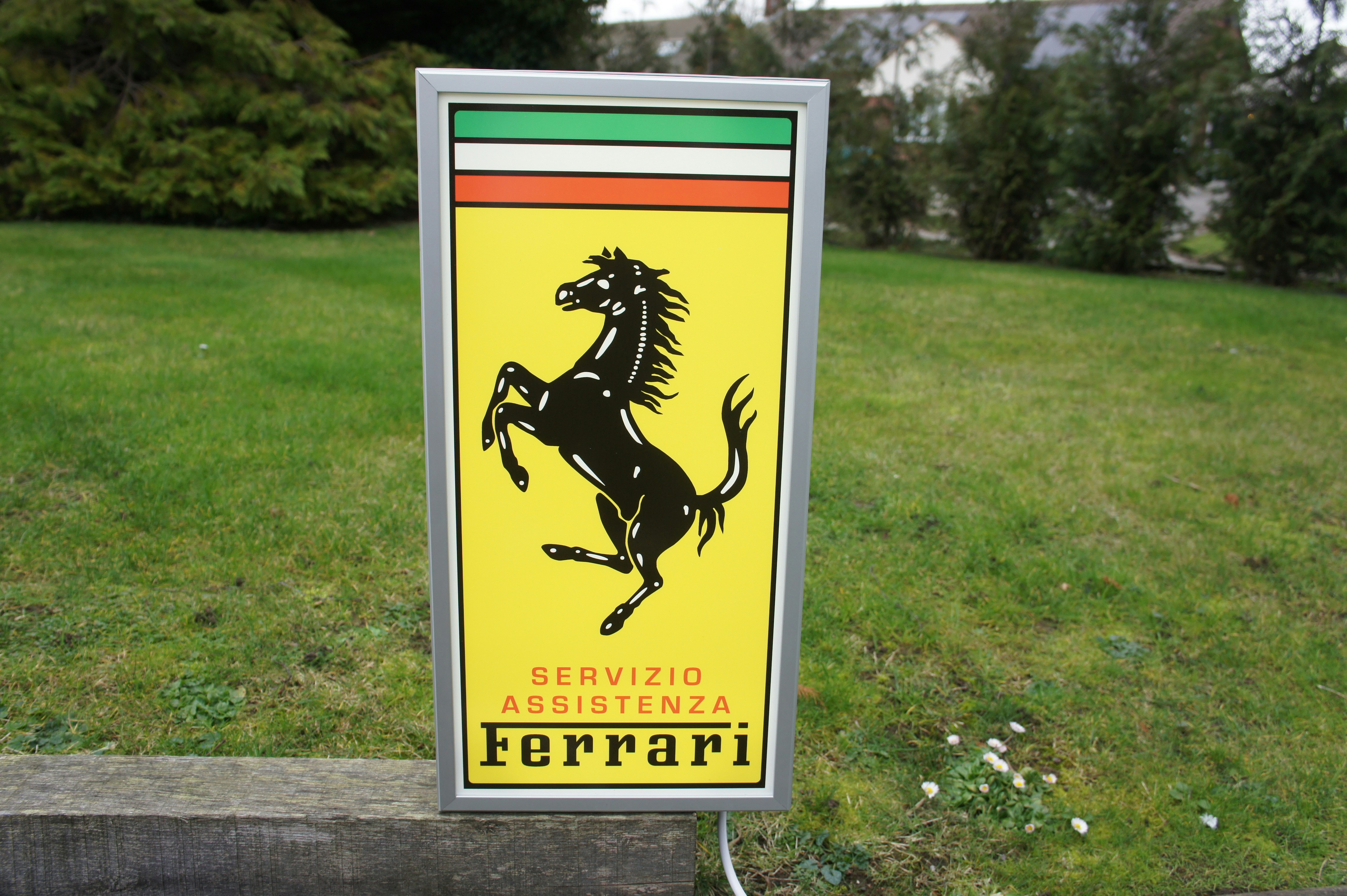 FERRARI ILLUMINATED SIGN