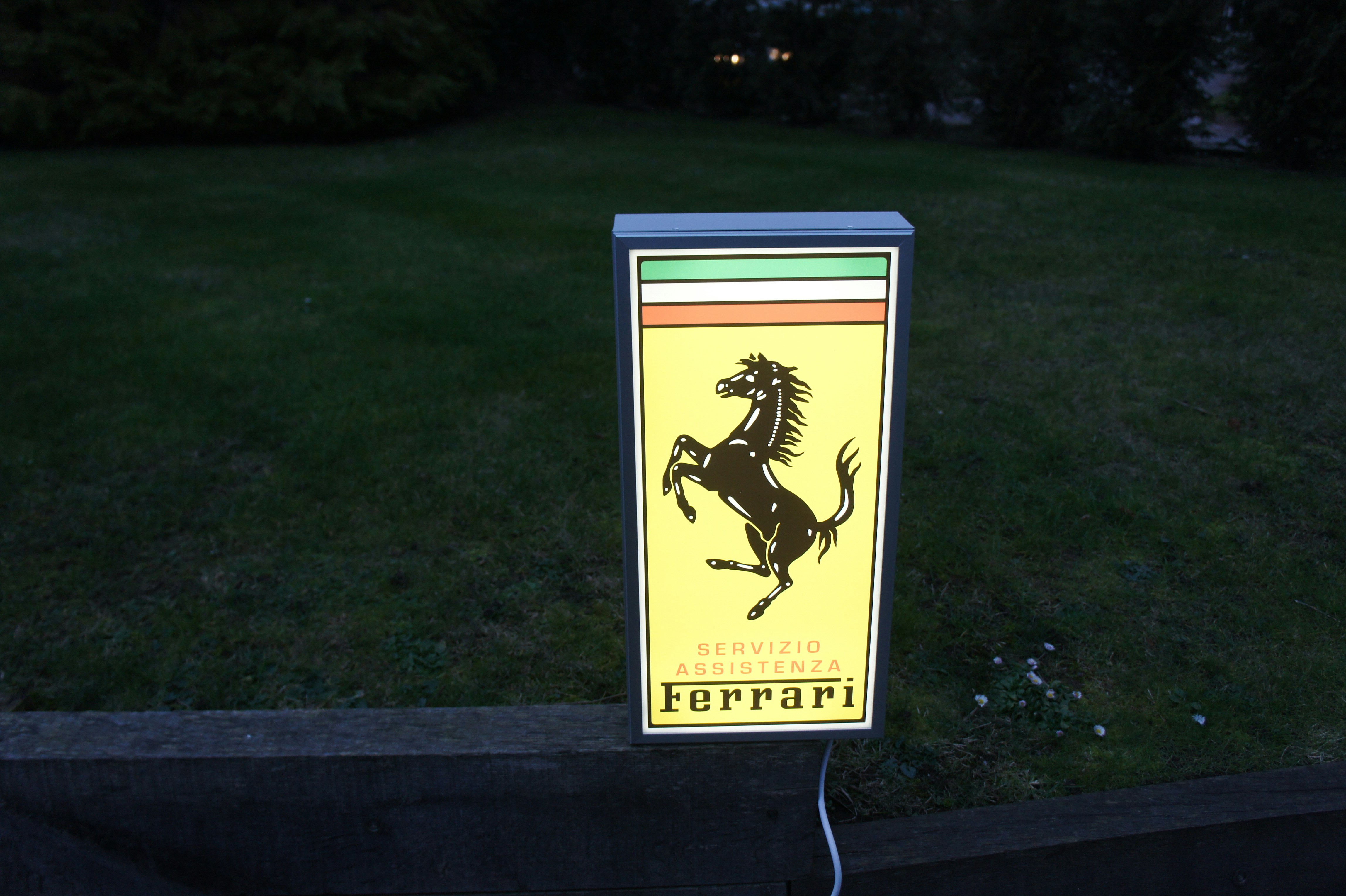 FERRARI ILLUMINATED SIGN