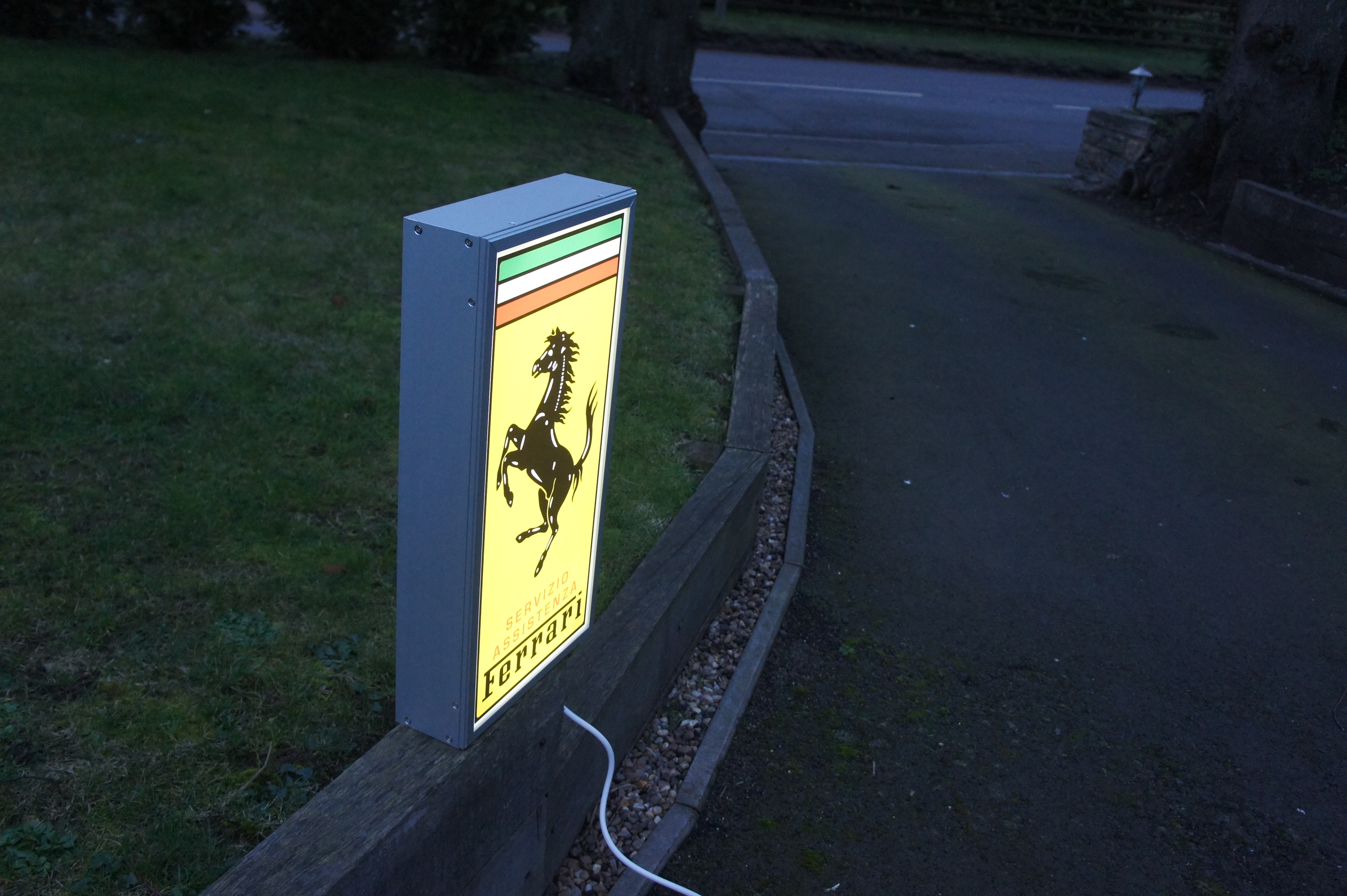 FERRARI ILLUMINATED SIGN