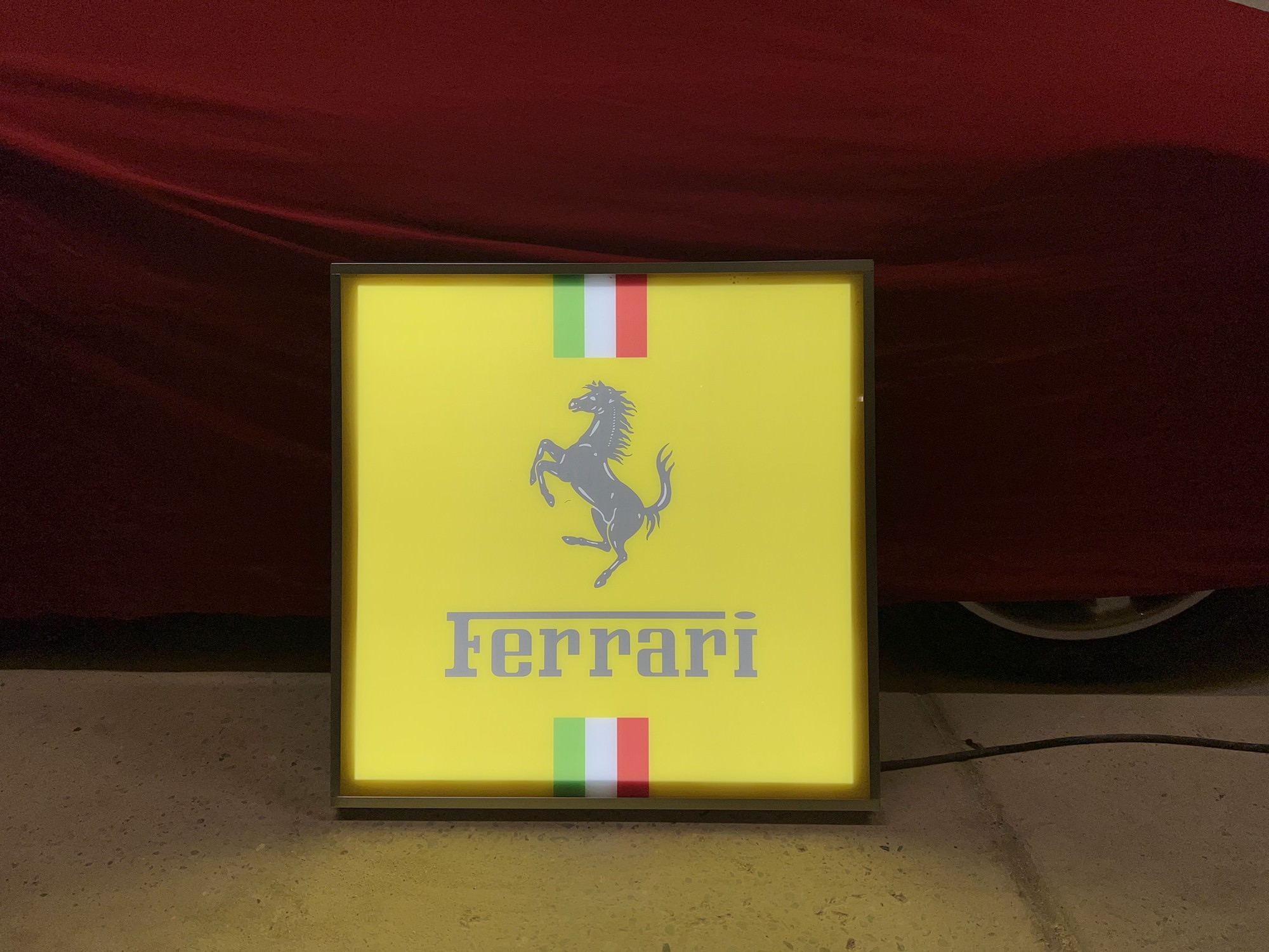 FERRARI ILLUMINATED SIGN