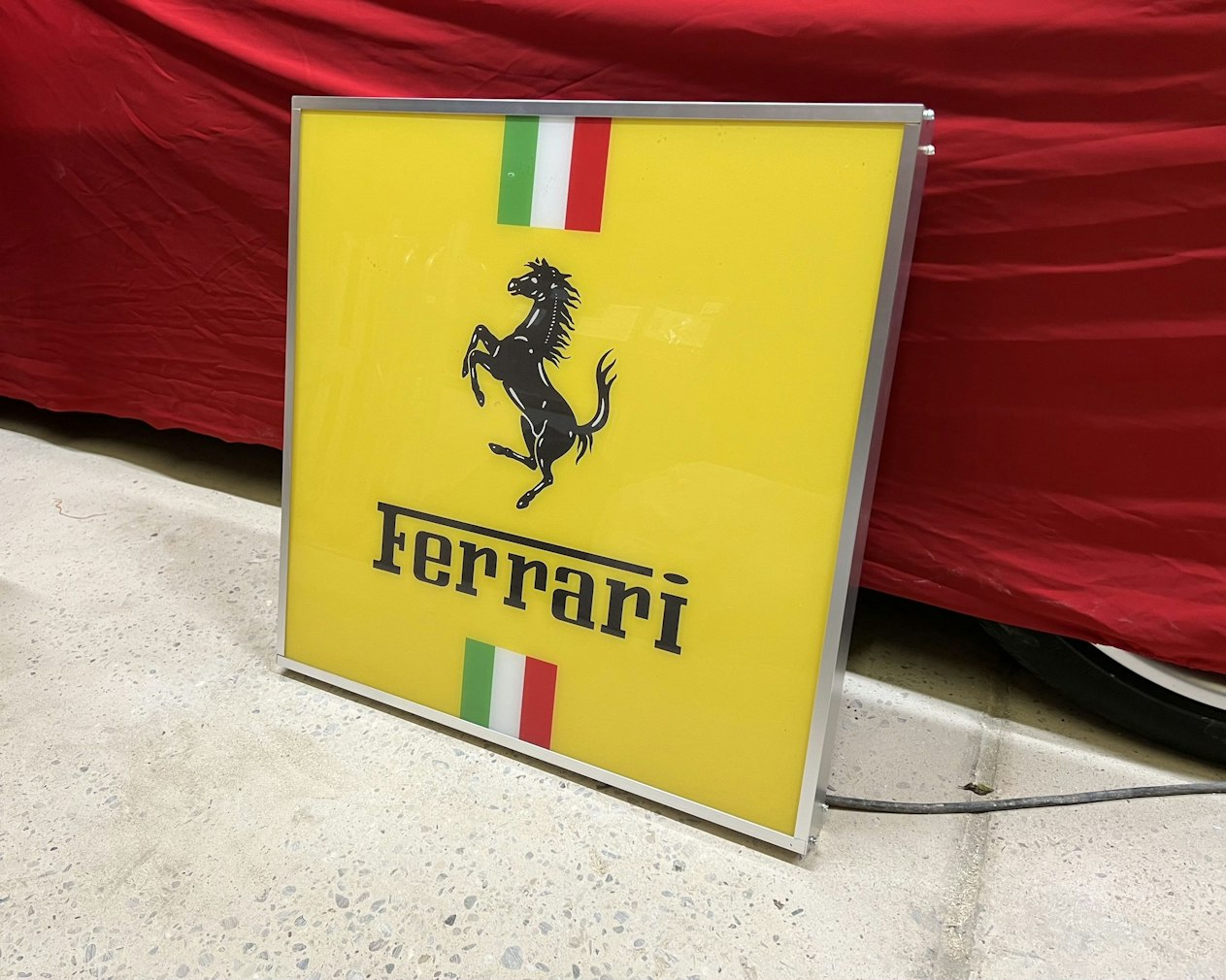 FERRARI ILLUMINATED SIGN