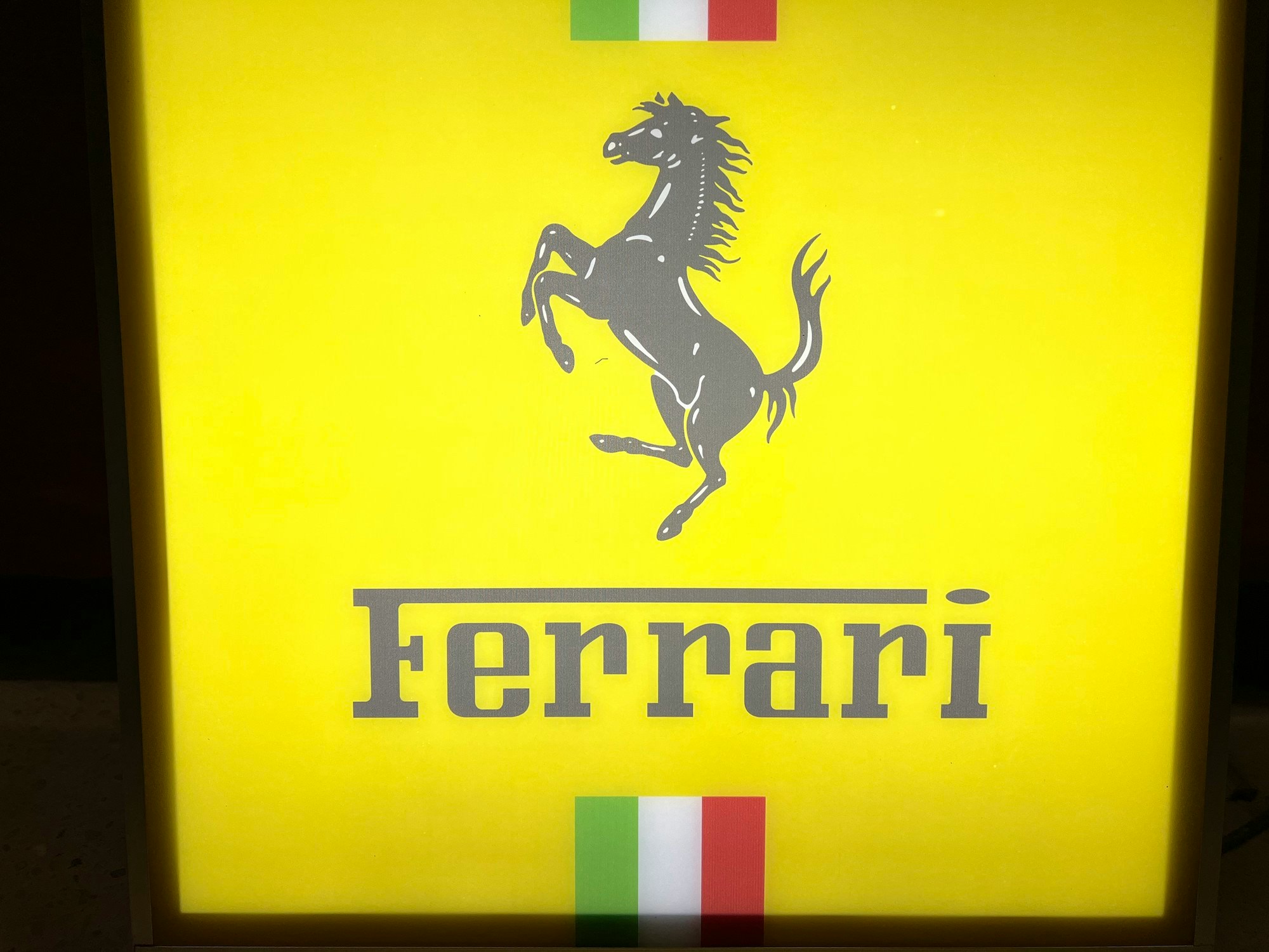 FERRARI ILLUMINATED SIGN