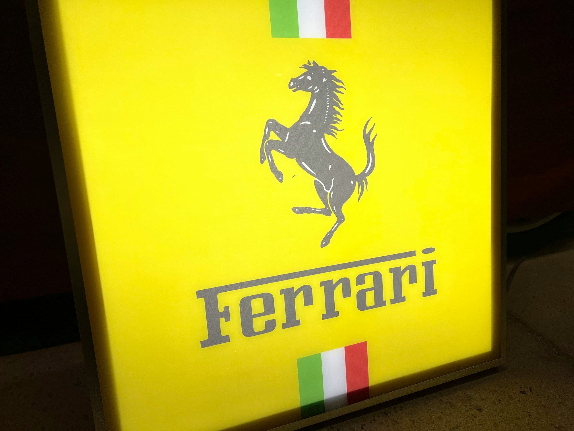 FERRARI ILLUMINATED SIGN
