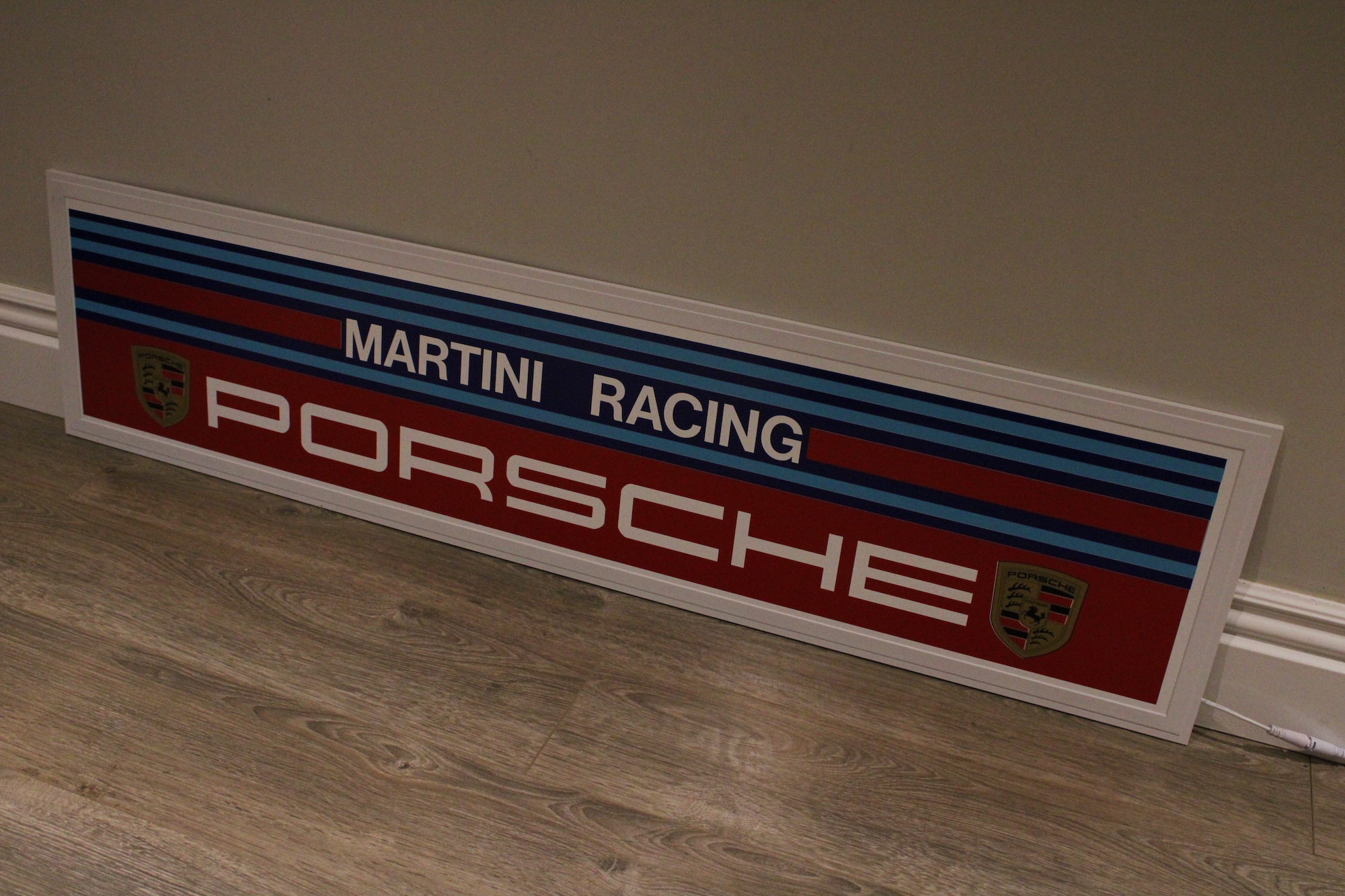 PORSCHE MARTINI RACING ILLUMINATED SIGN