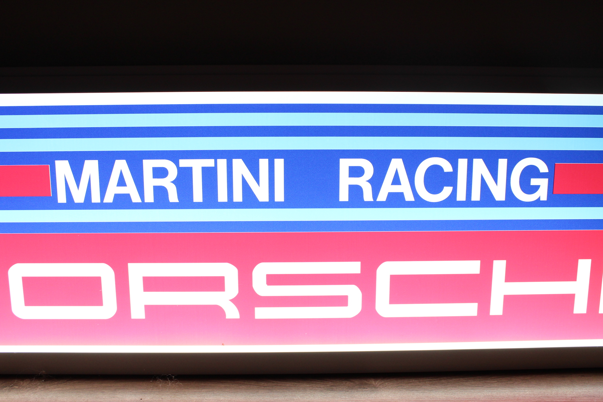 PORSCHE MARTINI RACING ILLUMINATED SIGN