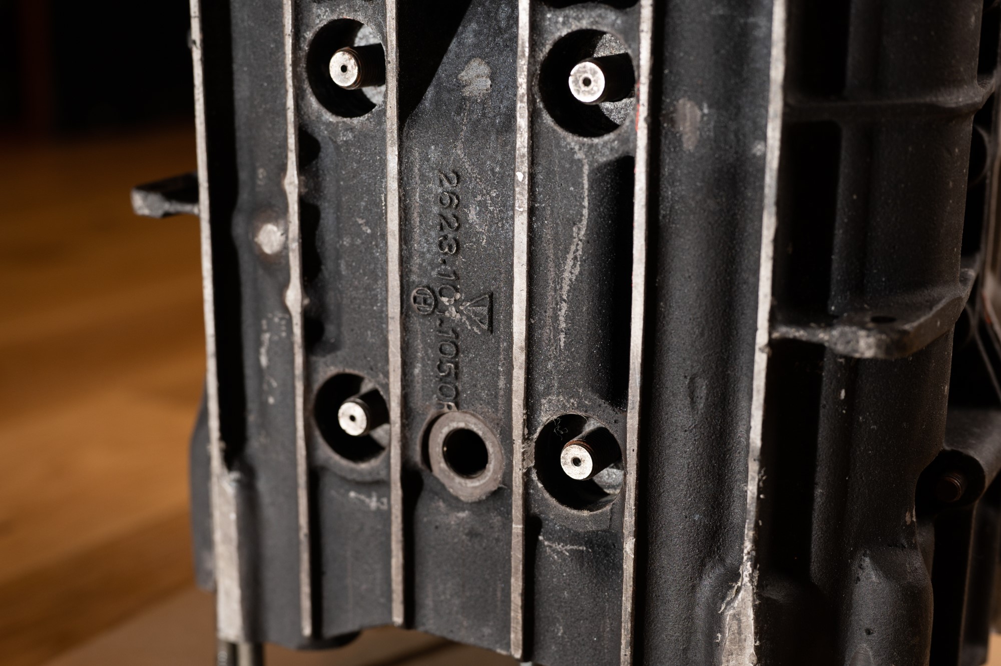 1985-1987 MCLAREN MP4/2 PORSCHE-TAG F1 ENGINE BLOCK