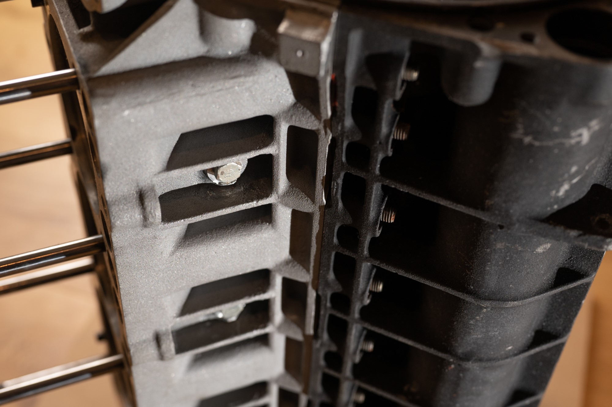 1985-1987 MCLAREN MP4/2 PORSCHE-TAG F1 ENGINE BLOCK