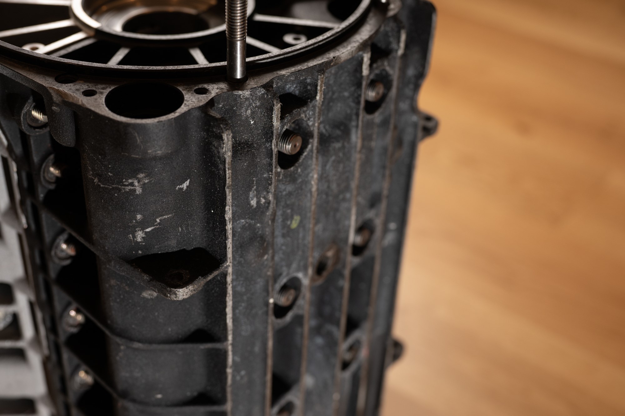 1985-1987 MCLAREN MP4/2 PORSCHE-TAG F1 ENGINE BLOCK