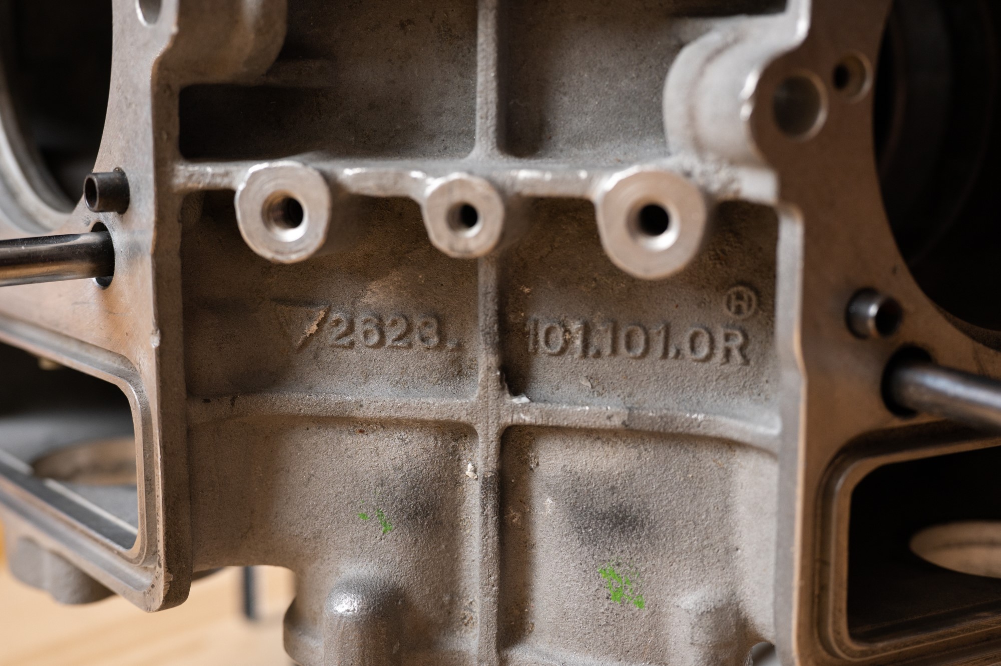 1985-1987 MCLAREN MP4/2 PORSCHE-TAG F1 ENGINE BLOCK