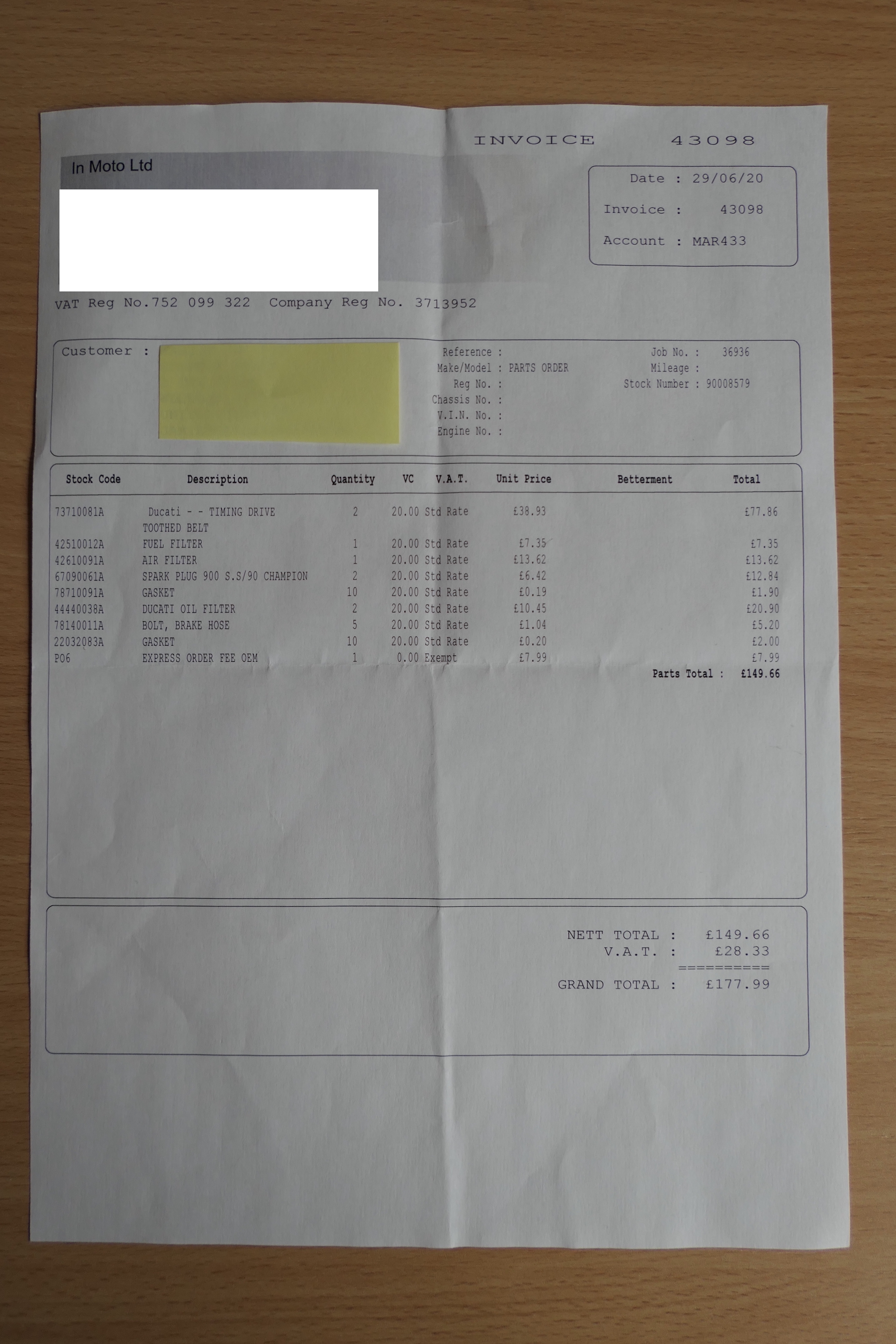 1989 DUCATI 906 PASO