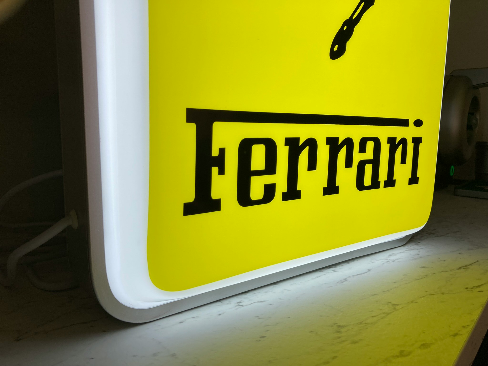FERRARI ILLUMINATED SIGN