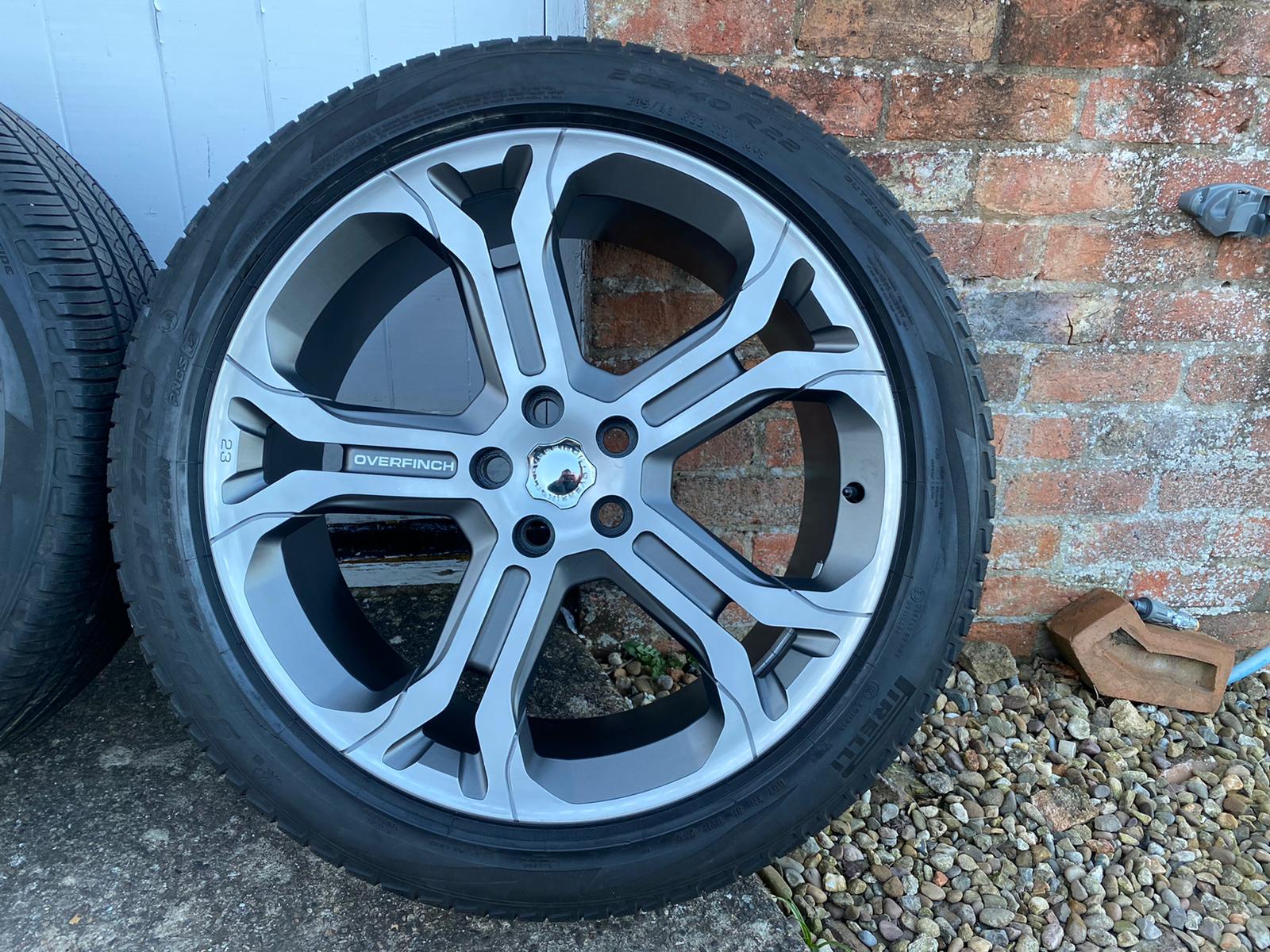SET OF OVERFINCH LIMITED EDITION TITAN WHEELS AND TYRES