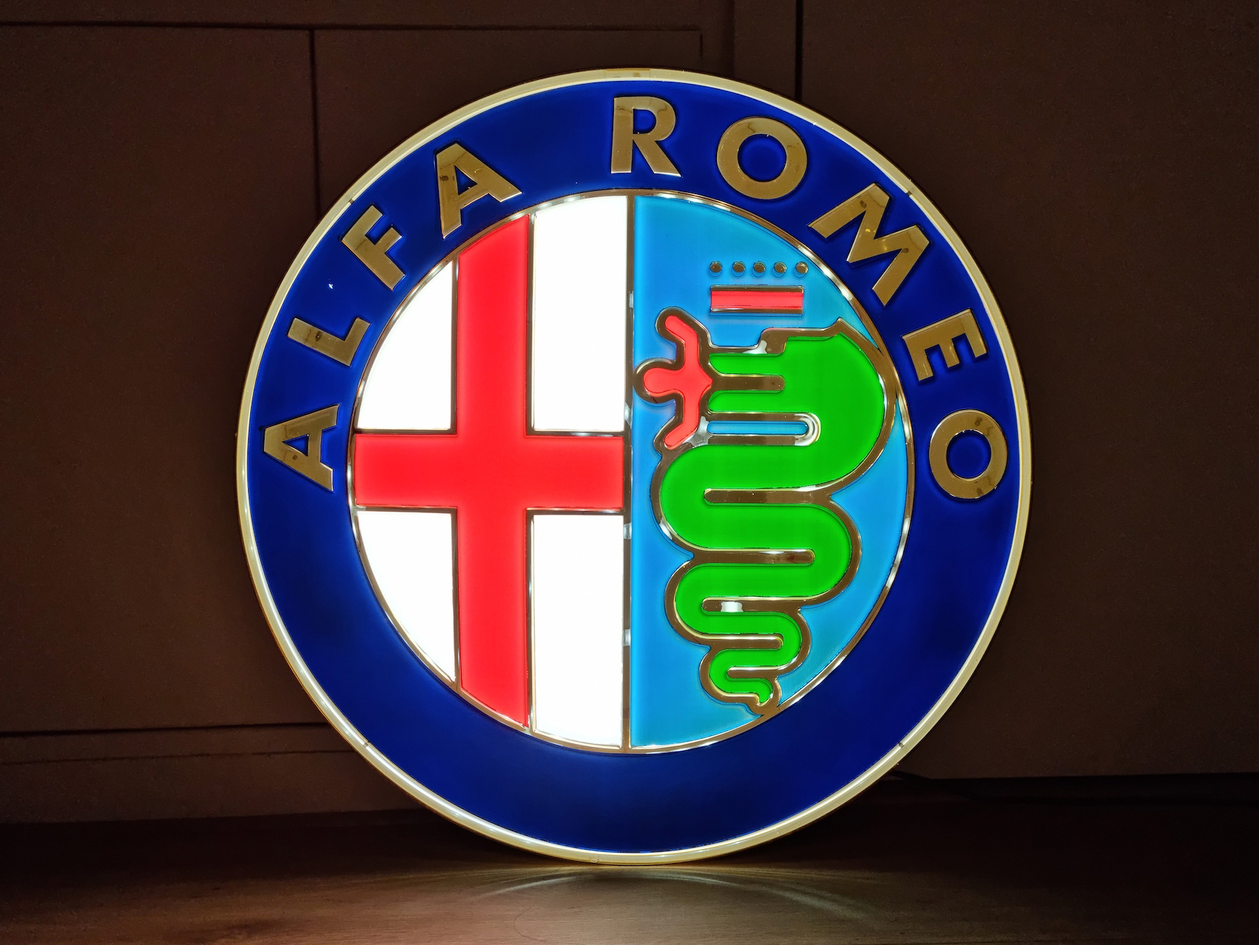 ALFA ROMEO ILLUMINATED SIGN