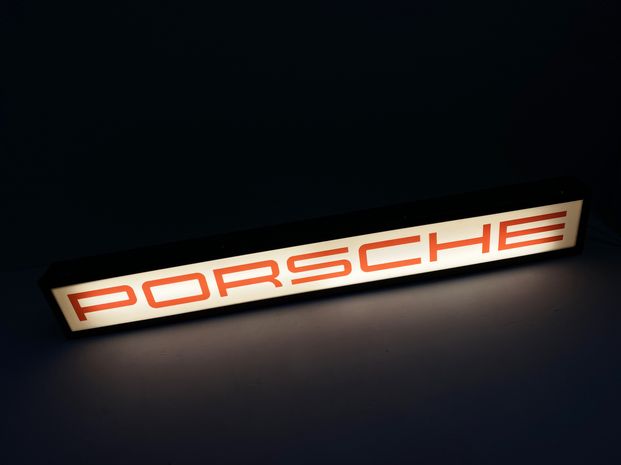 PORSCHE ILLUMINATED SIGN