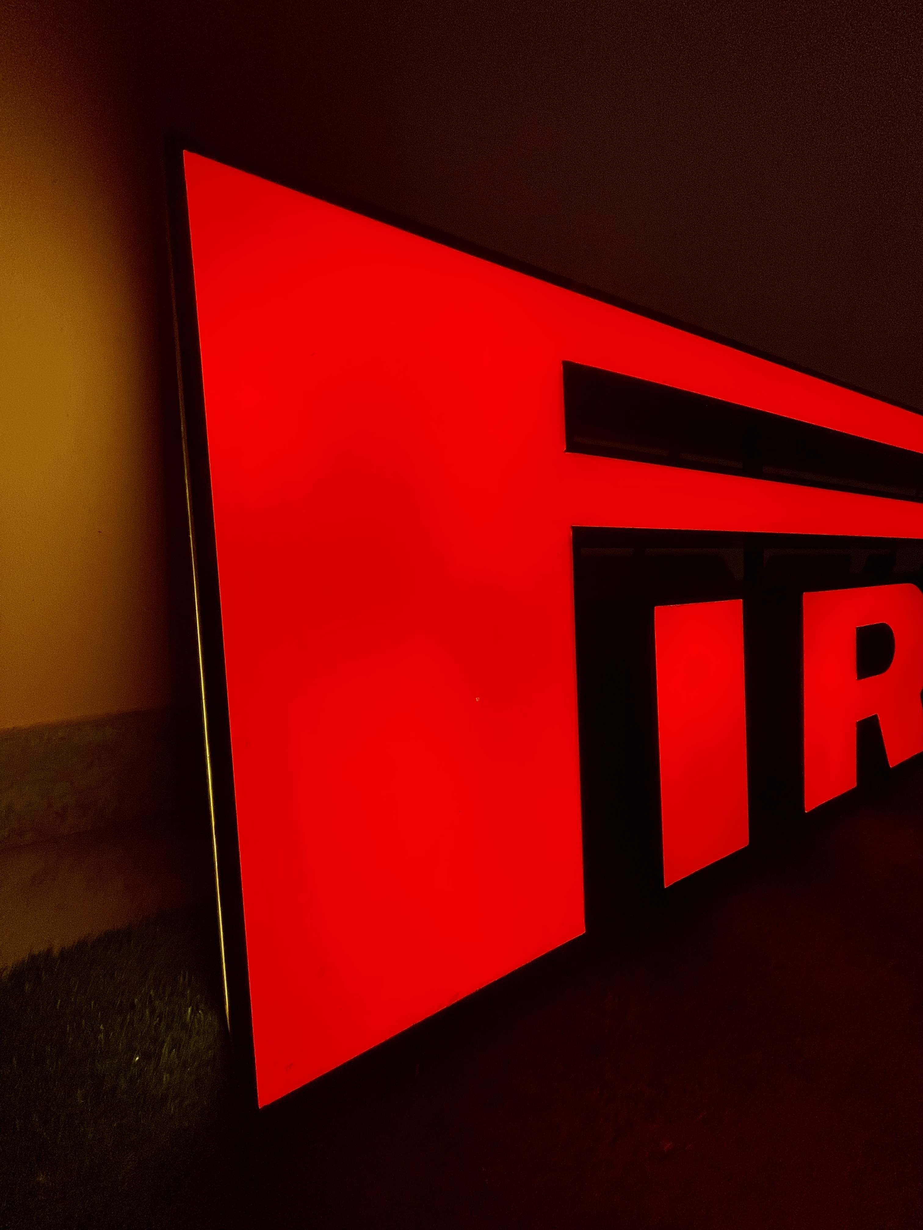 LARGE PIRELLI ILLUMINATED SIGN