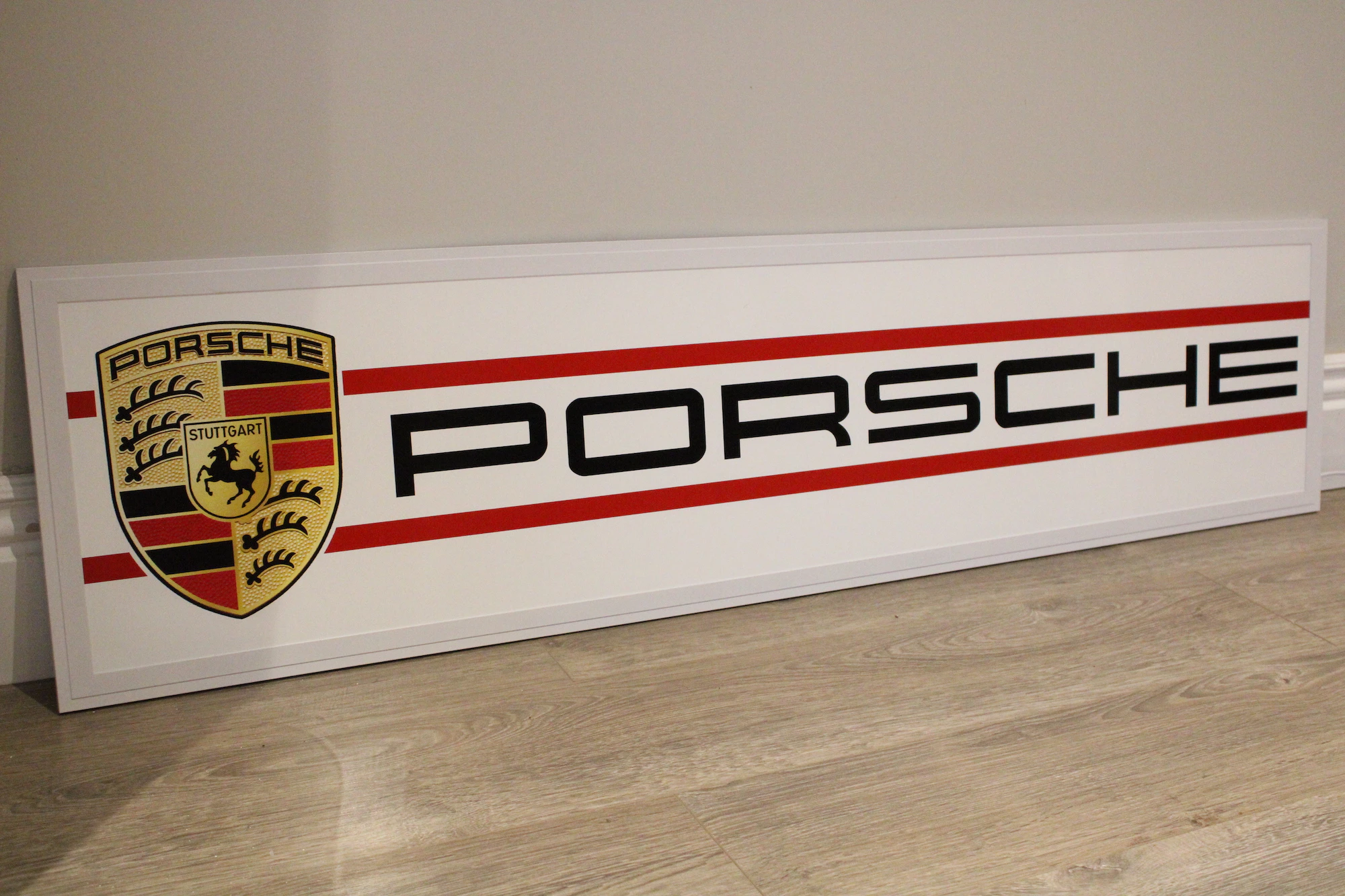 PORSCHE ILLUMINATED SIGN