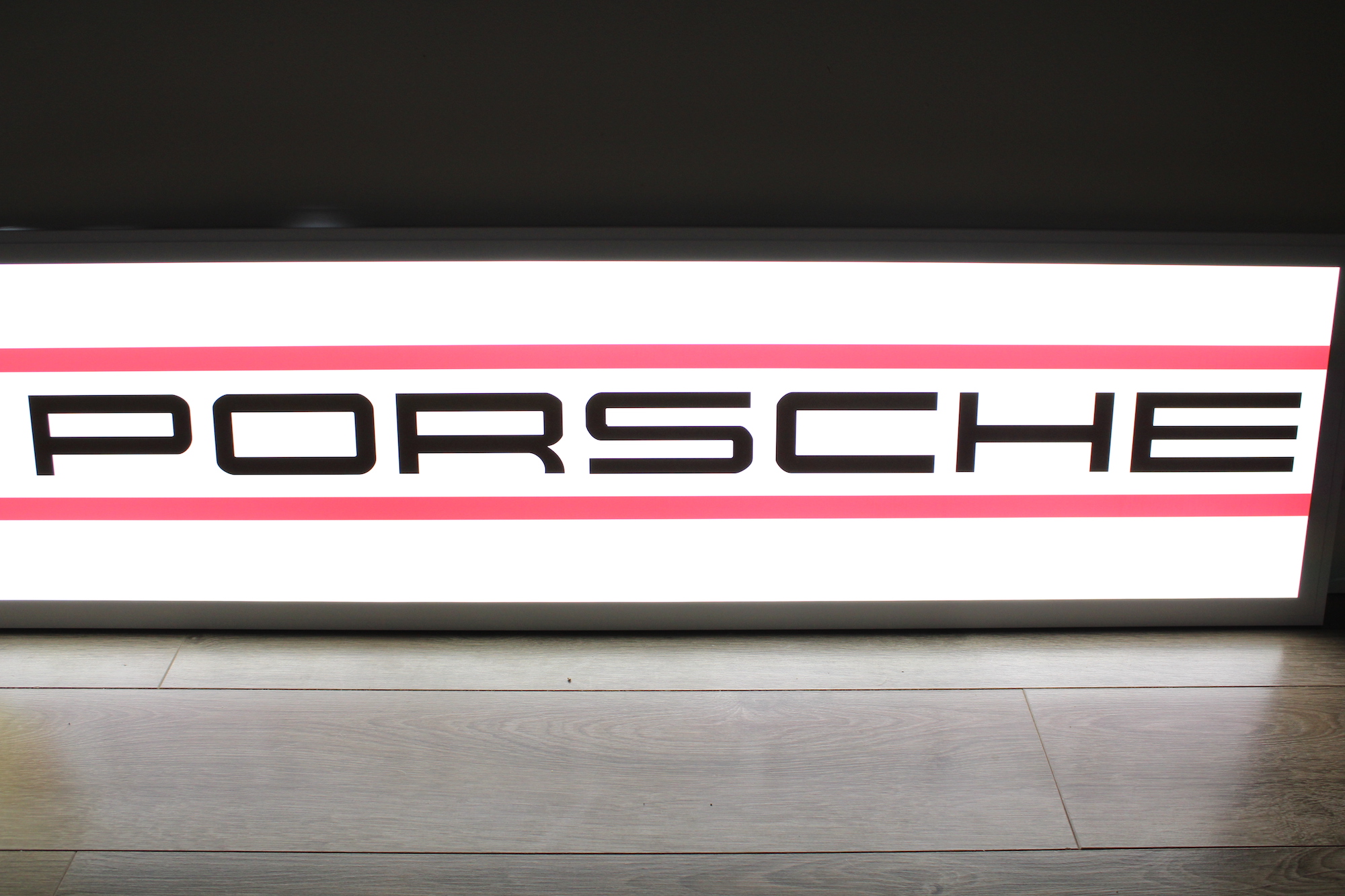 PORSCHE ILLUMINATED SIGN