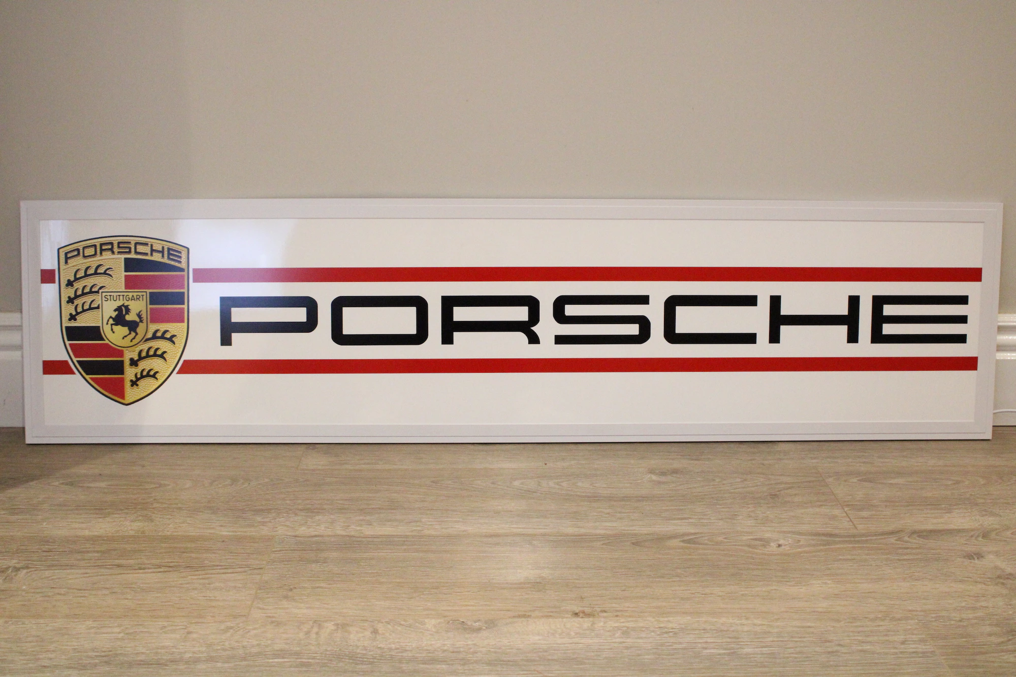 PORSCHE ILLUMINATED SIGN