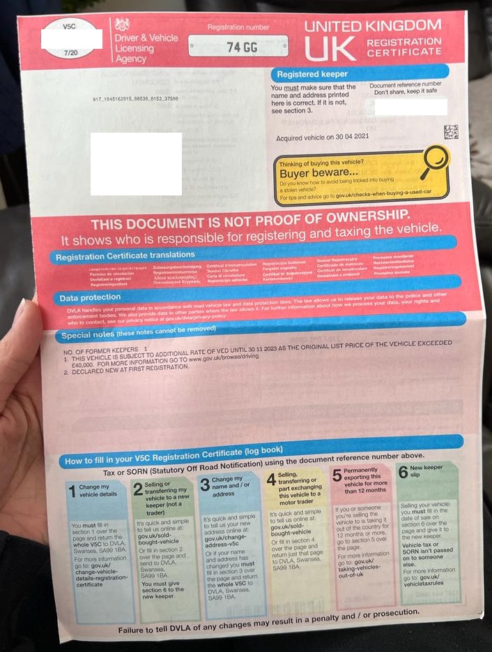 '74 GG' - NUMBER PLATE for sale by auction in , United Kingdom