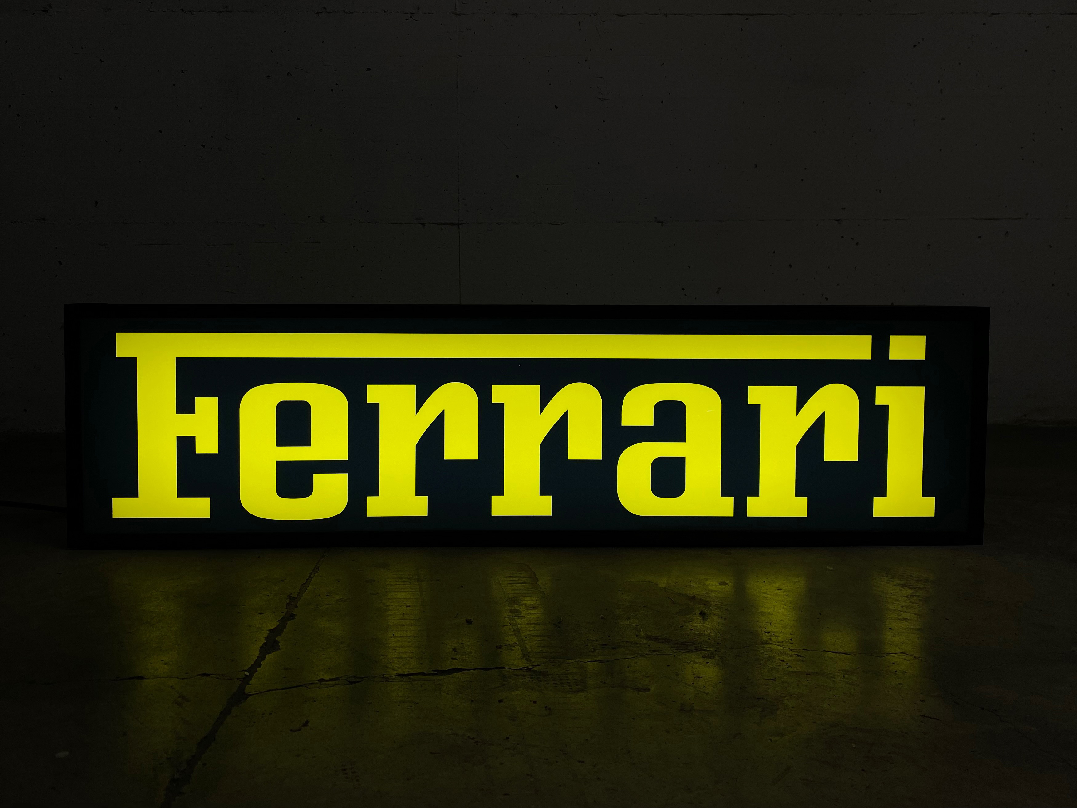 FERRARI ILLUMINATED SIGN