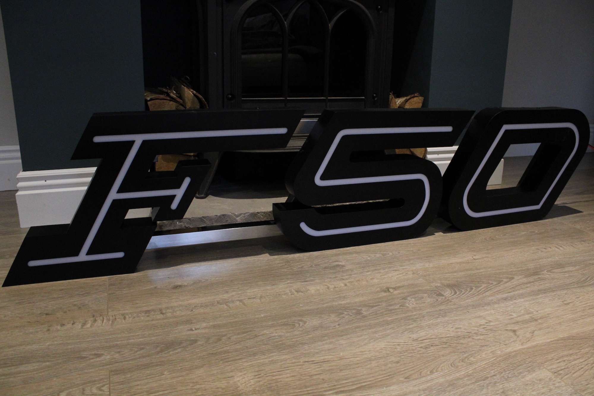 FERRARI F50 ILLUMINATED SIGN