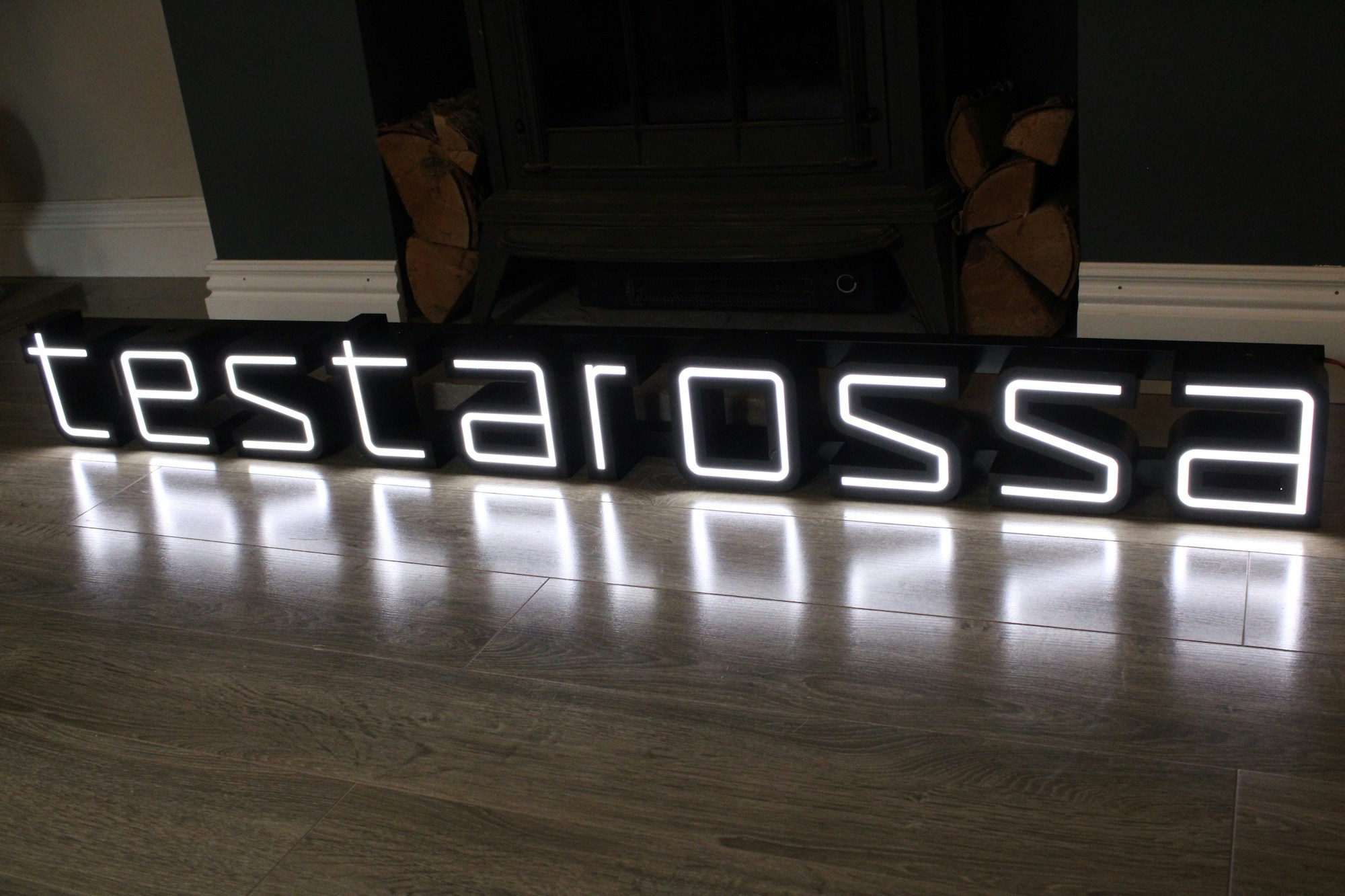 FERRARI TESTAROSSA ILLUMINATED SIGN