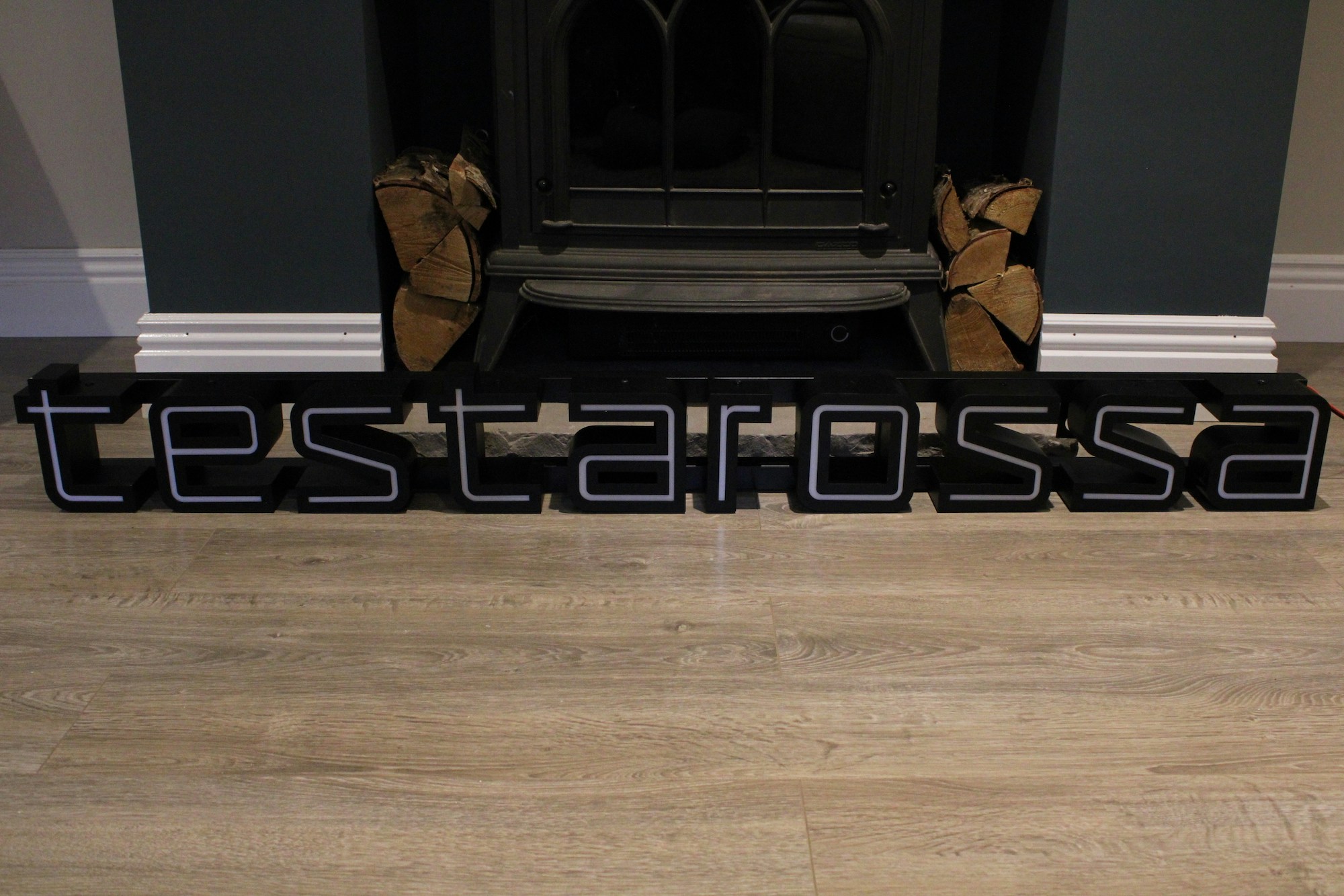 FERRARI TESTAROSSA ILLUMINATED SIGN