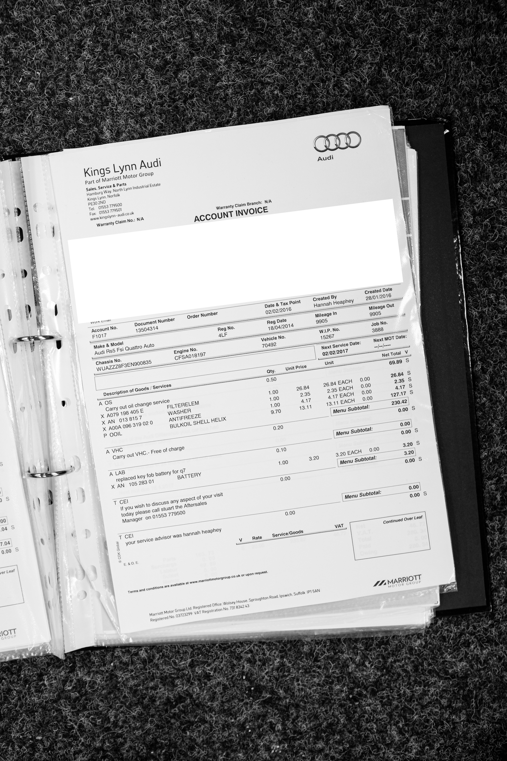 2014 AUDI (B8) RS5 CABRIOLET