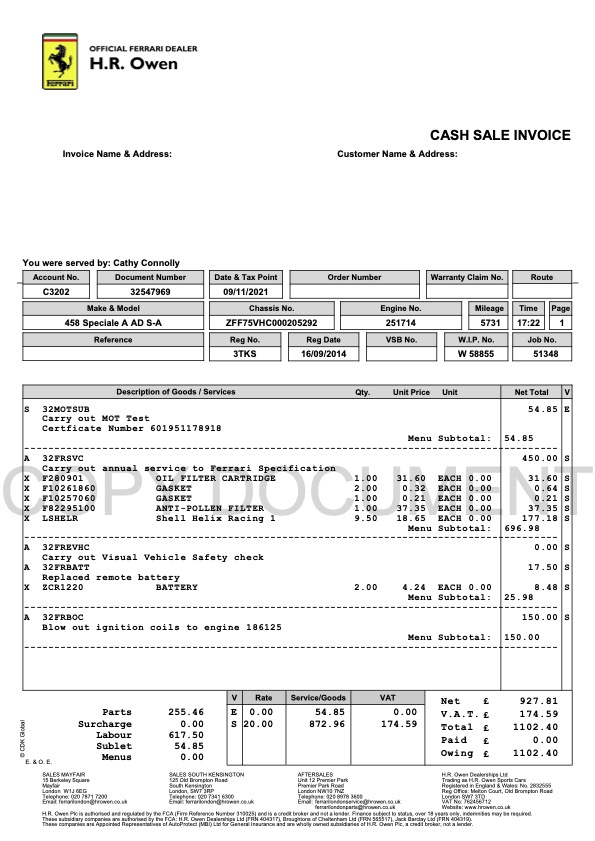 2014 FERRARI 458 SPECIALE