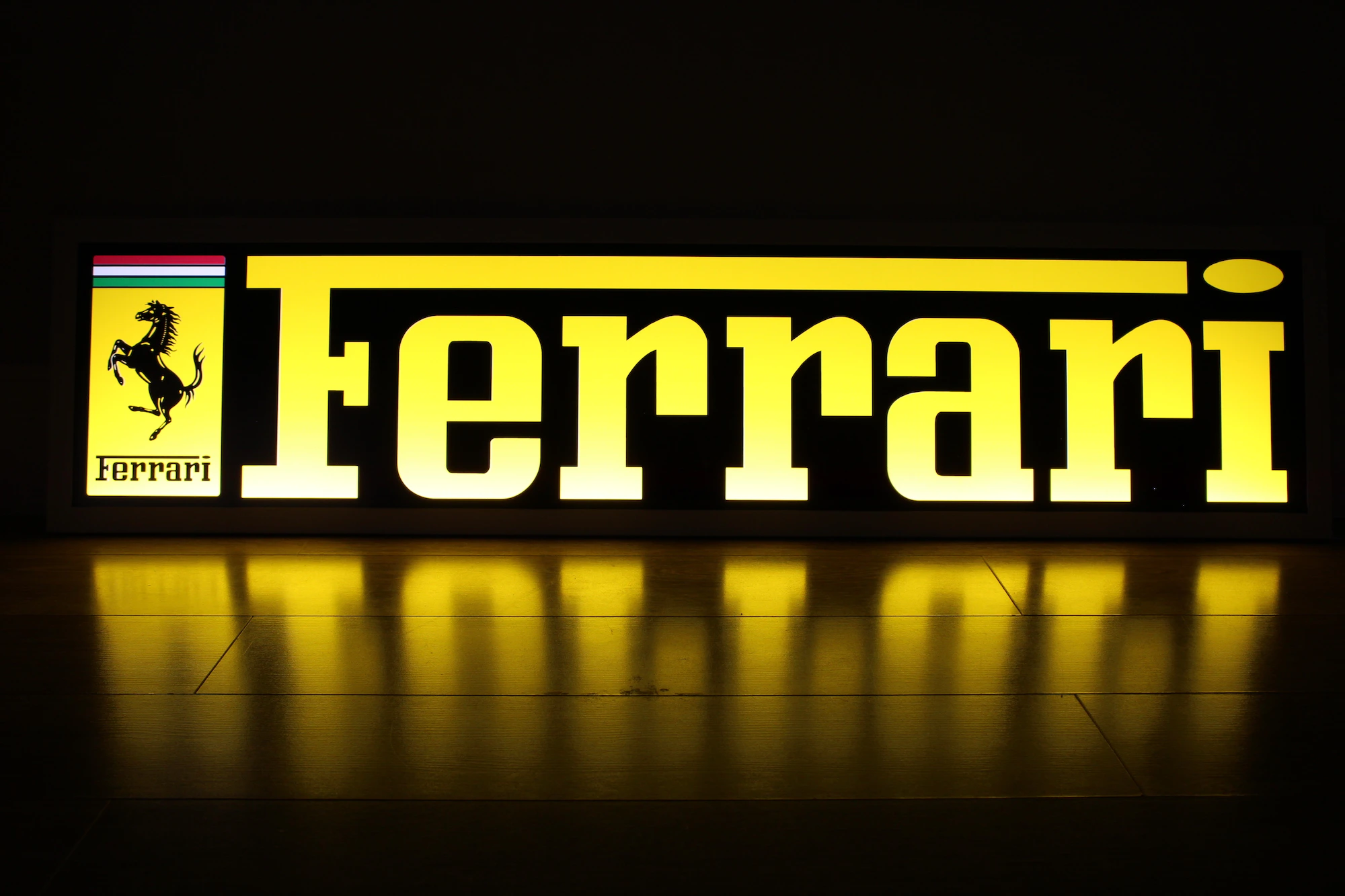 FERRARI ILLUMINATED SIGN