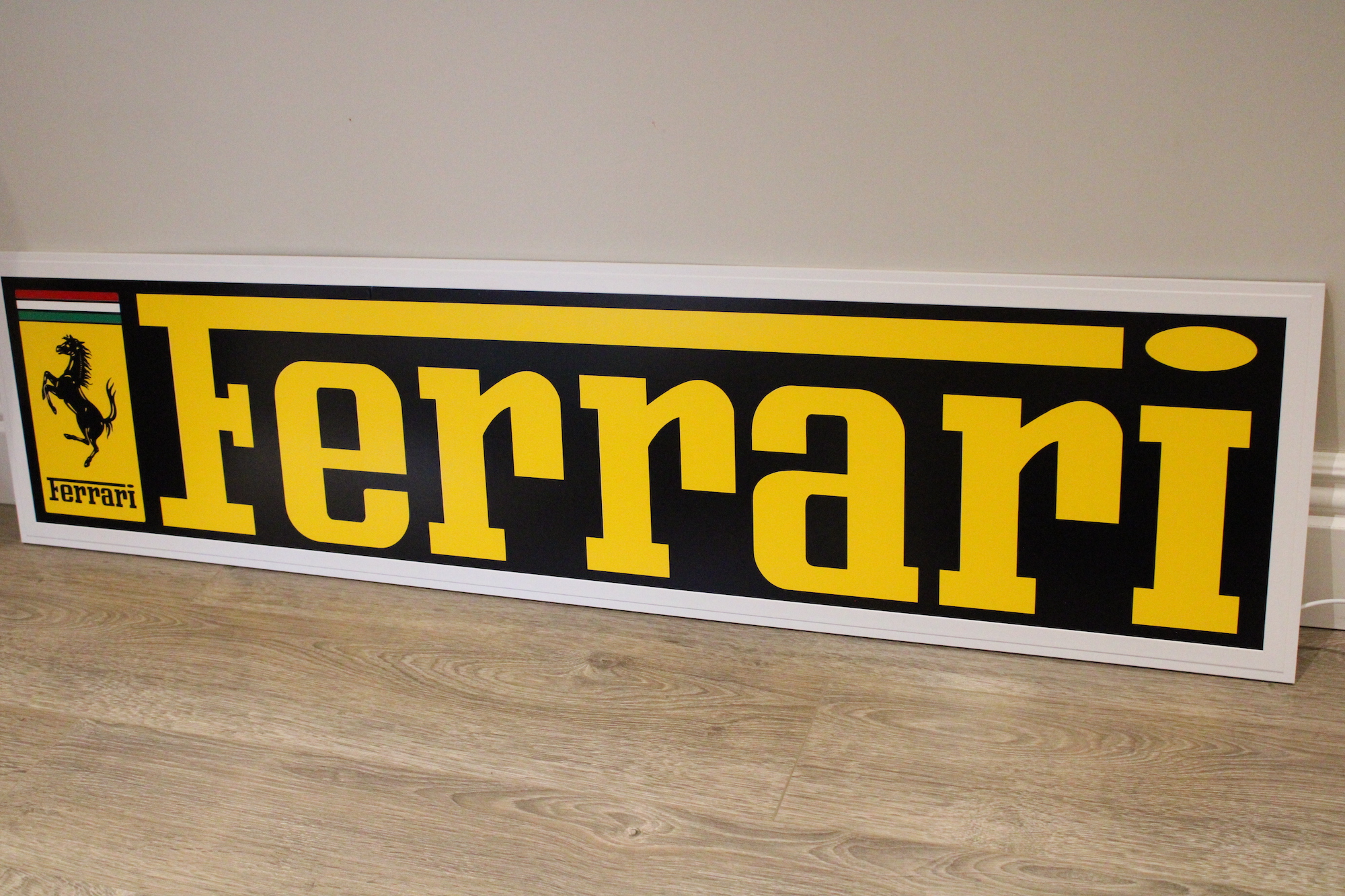 FERRARI ILLUMINATED SIGN