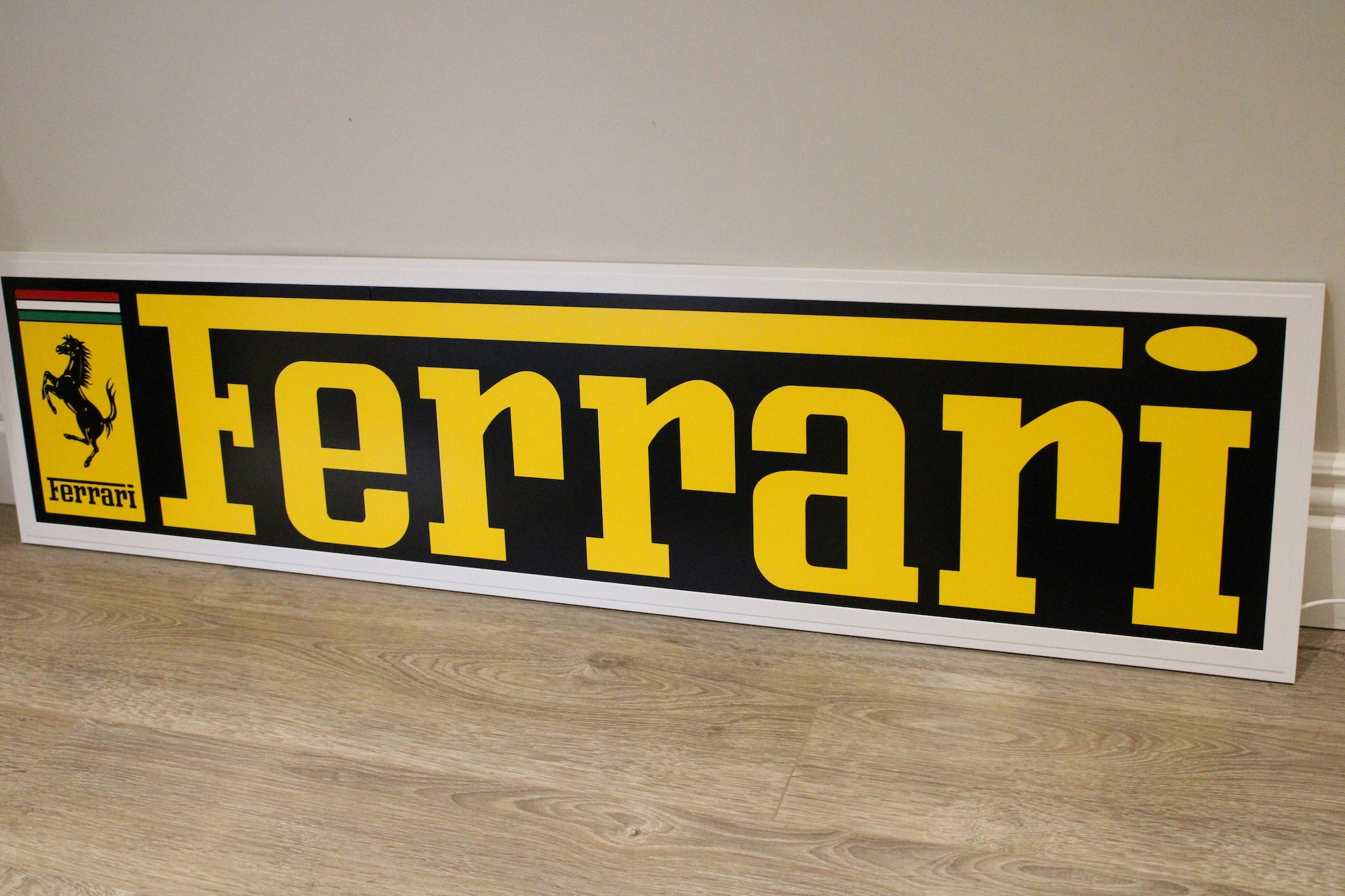 FERRARI ILLUMINATED SIGN