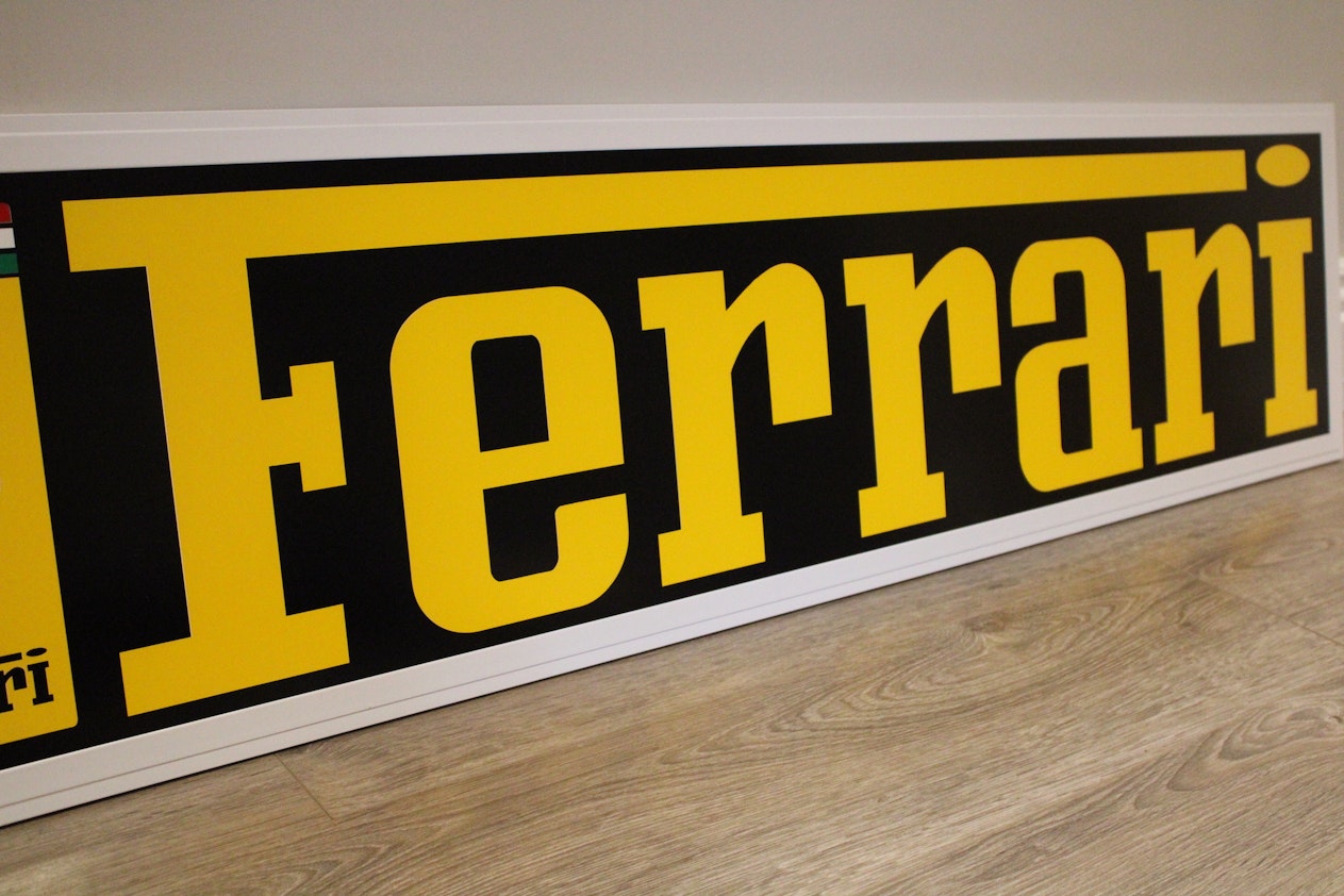 FERRARI ILLUMINATED SIGN