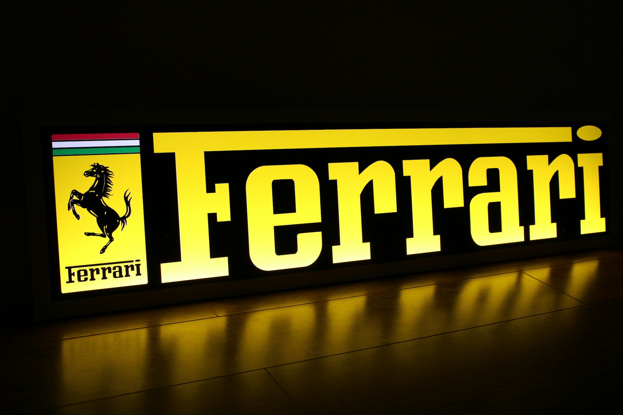 FERRARI ILLUMINATED SIGN
