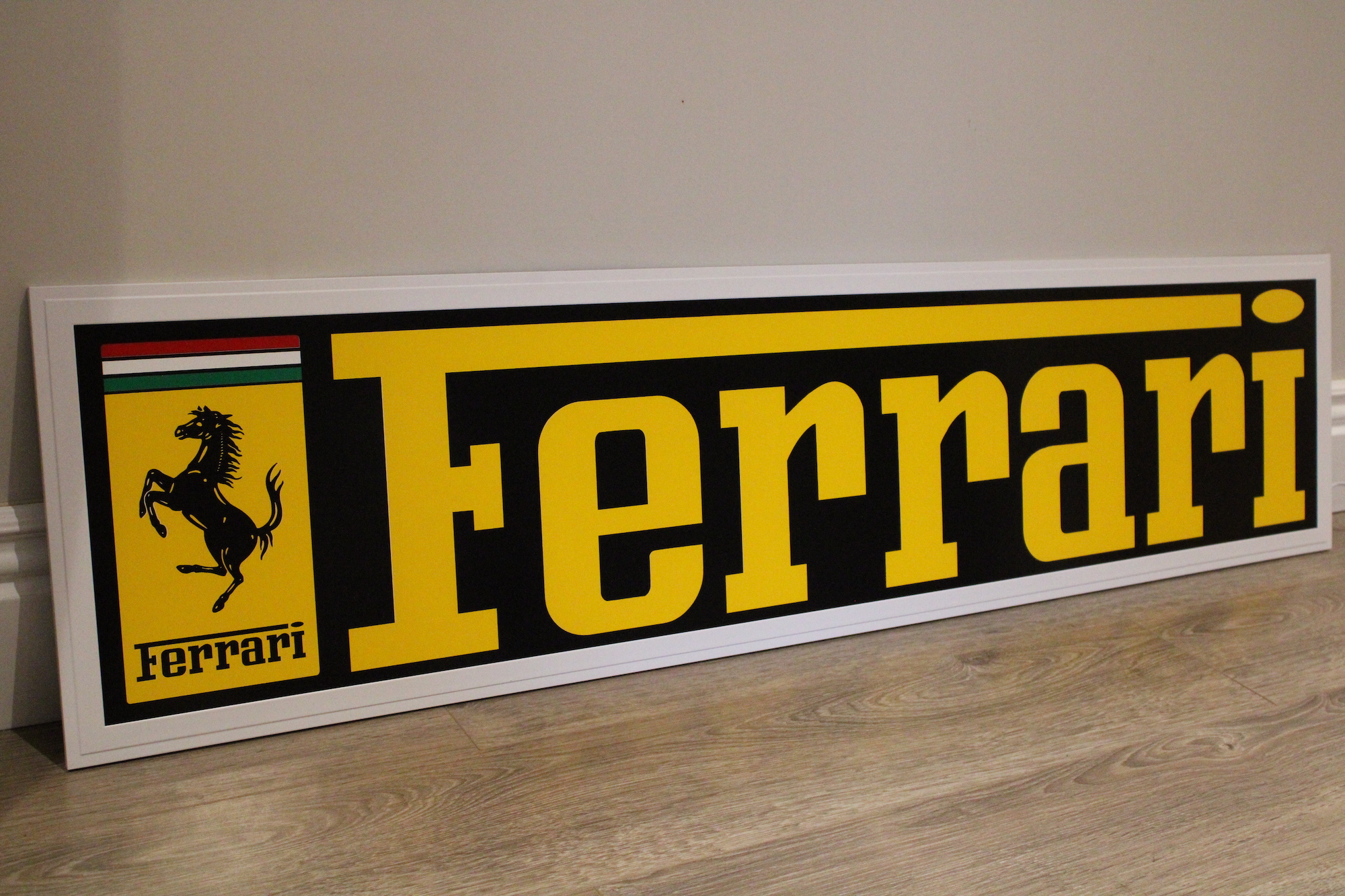 FERRARI ILLUMINATED SIGN