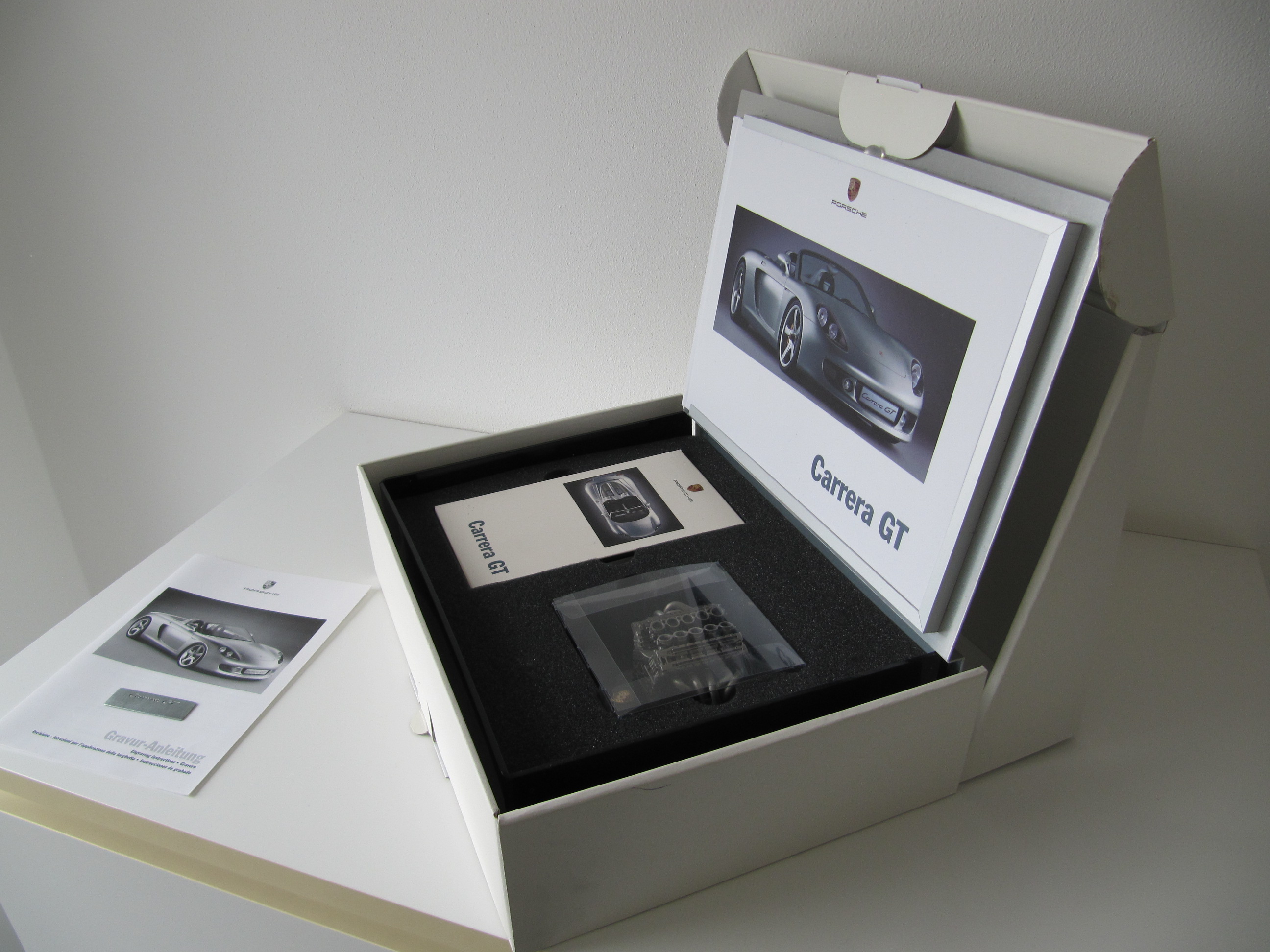 PORSCHE CARRERA GT PRE DELIVERY GIFT PACKAGE