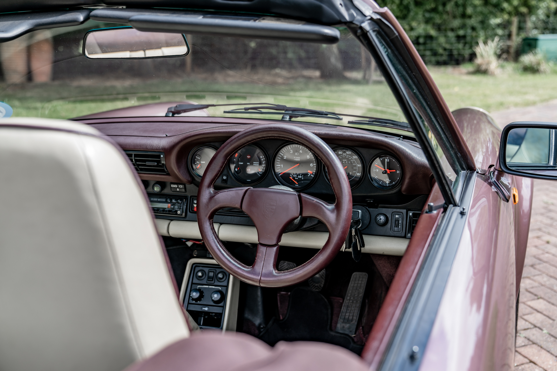1989 PORSCHE 911 (930) TURBO CABRIOLET - 44,495 MILES