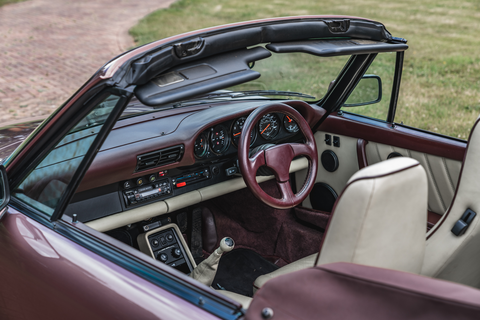 1989 PORSCHE 911 (930) TURBO CABRIOLET - 44,495 MILES