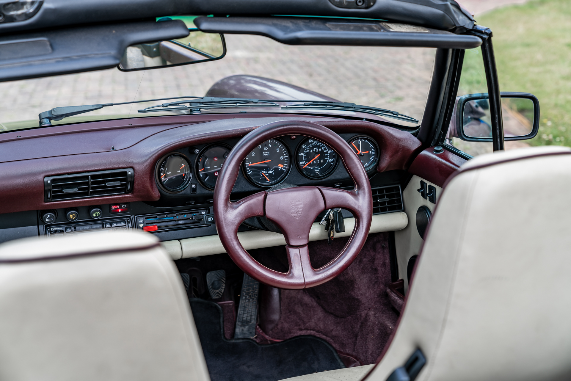 1989 PORSCHE 911 (930) TURBO CABRIOLET - 44,495 MILES
