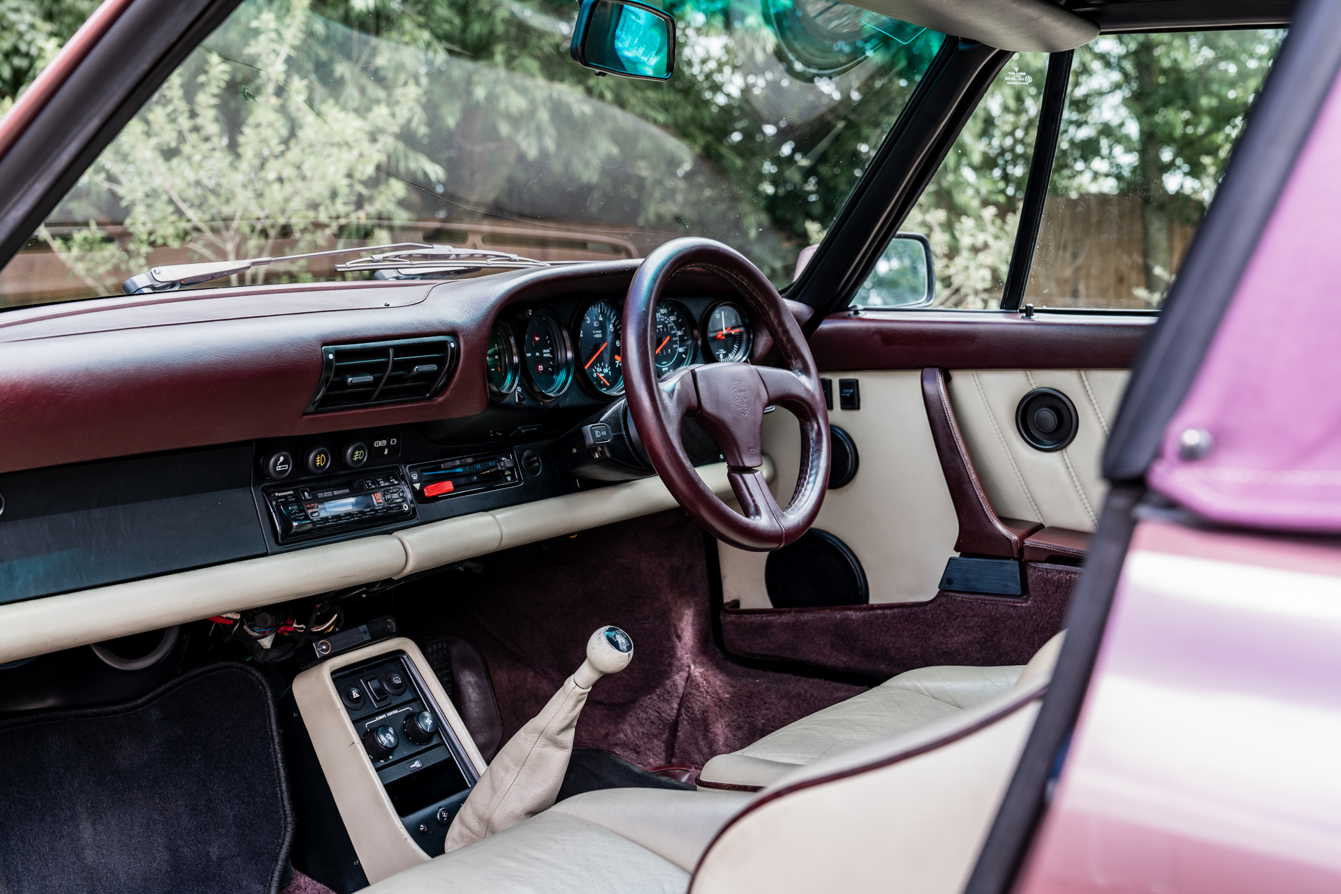 1989 PORSCHE 911 (930) TURBO CABRIOLET - 44,495 MILES