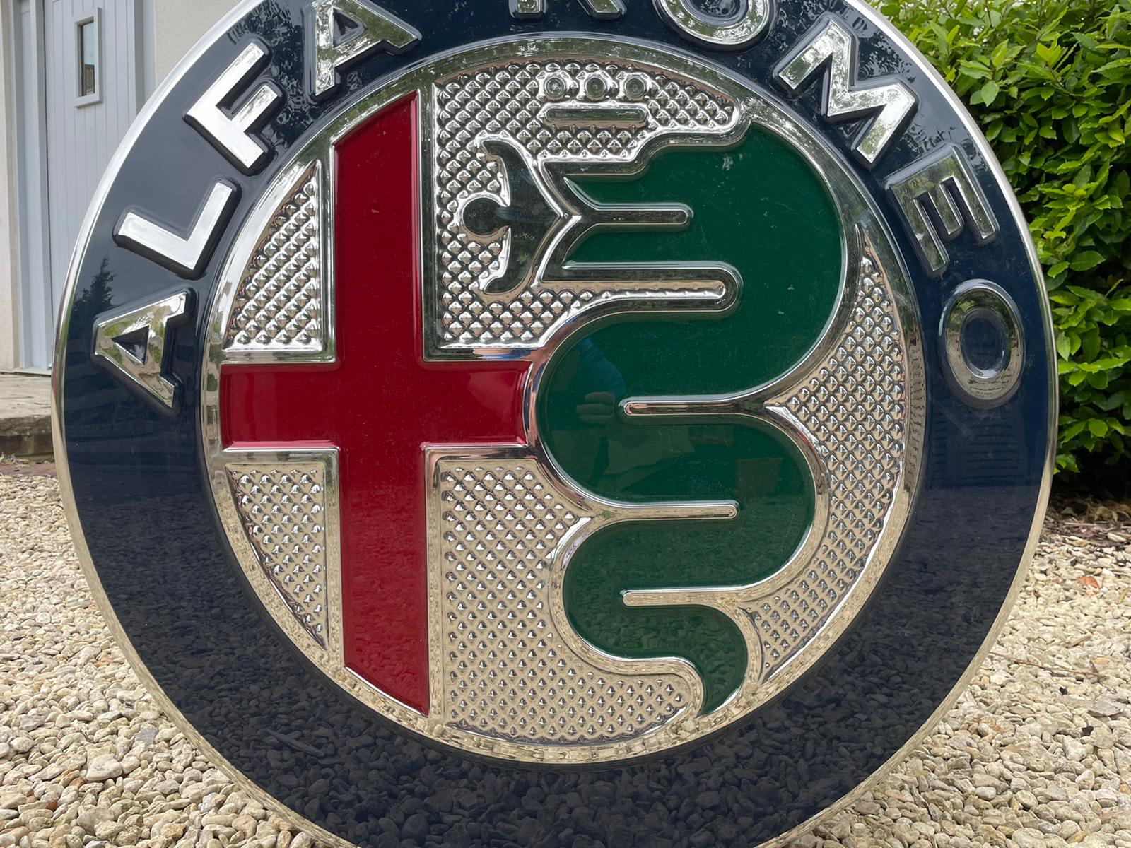 ALFA ROMEO ILLUMINATED SIGN