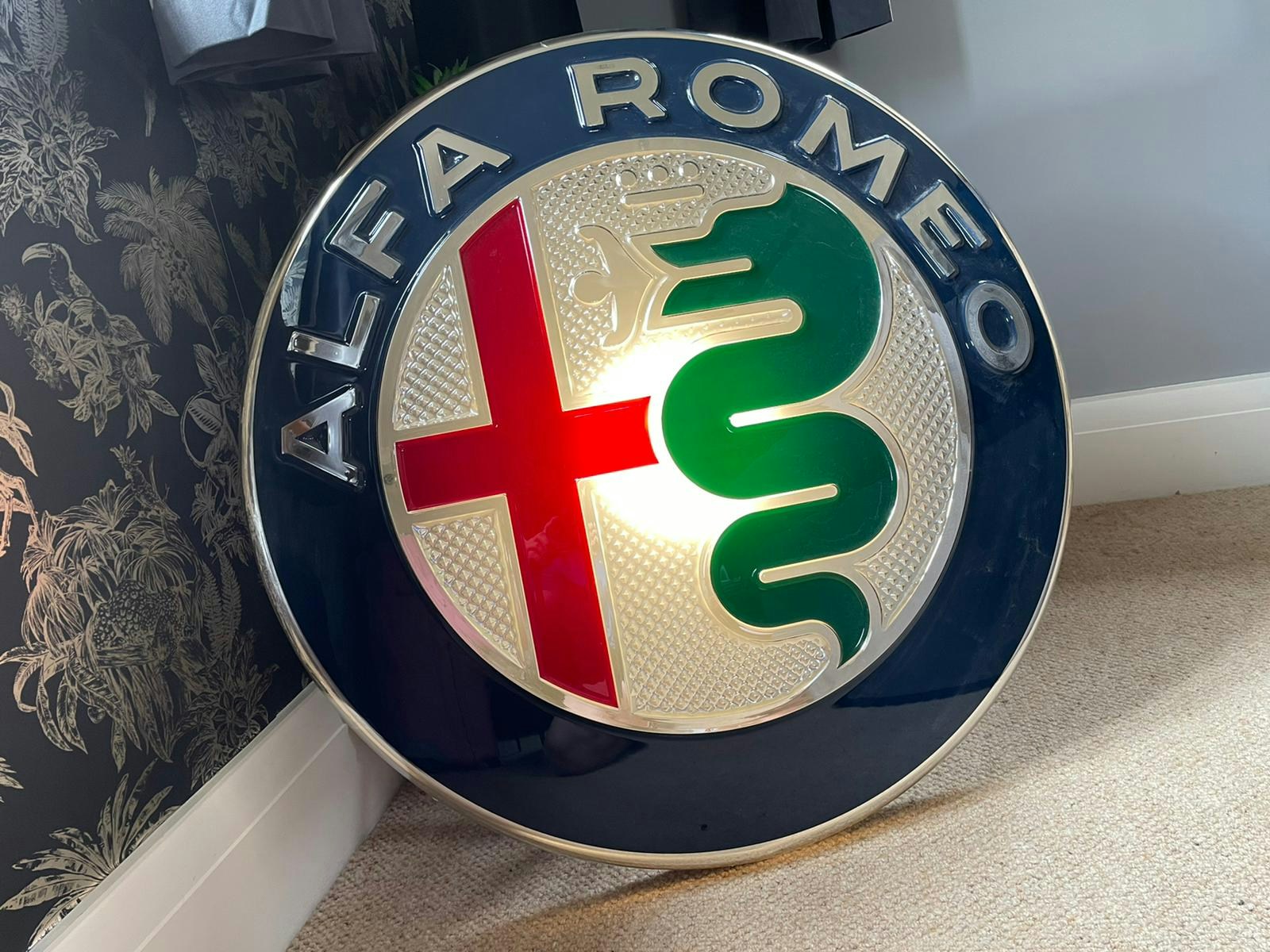 ALFA ROMEO ILLUMINATED SIGN