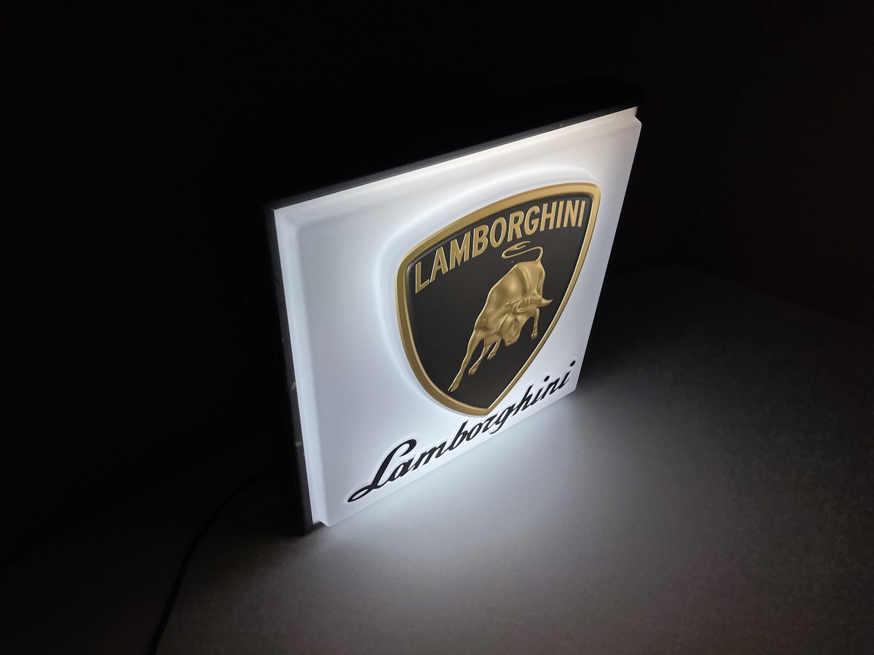 LAMBORGHINI ILLUMINATED SIGN
