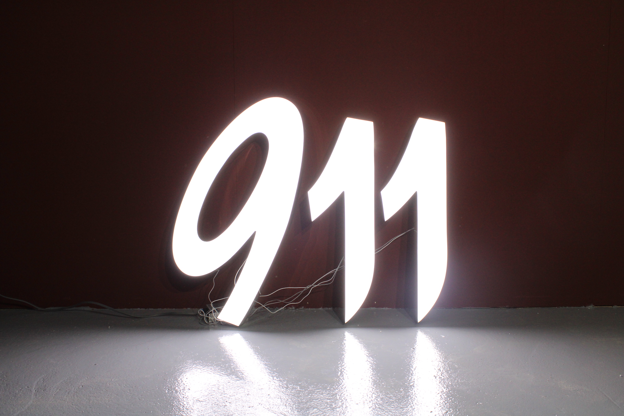 PORSCHE 911 ILLUMINATED SIGN